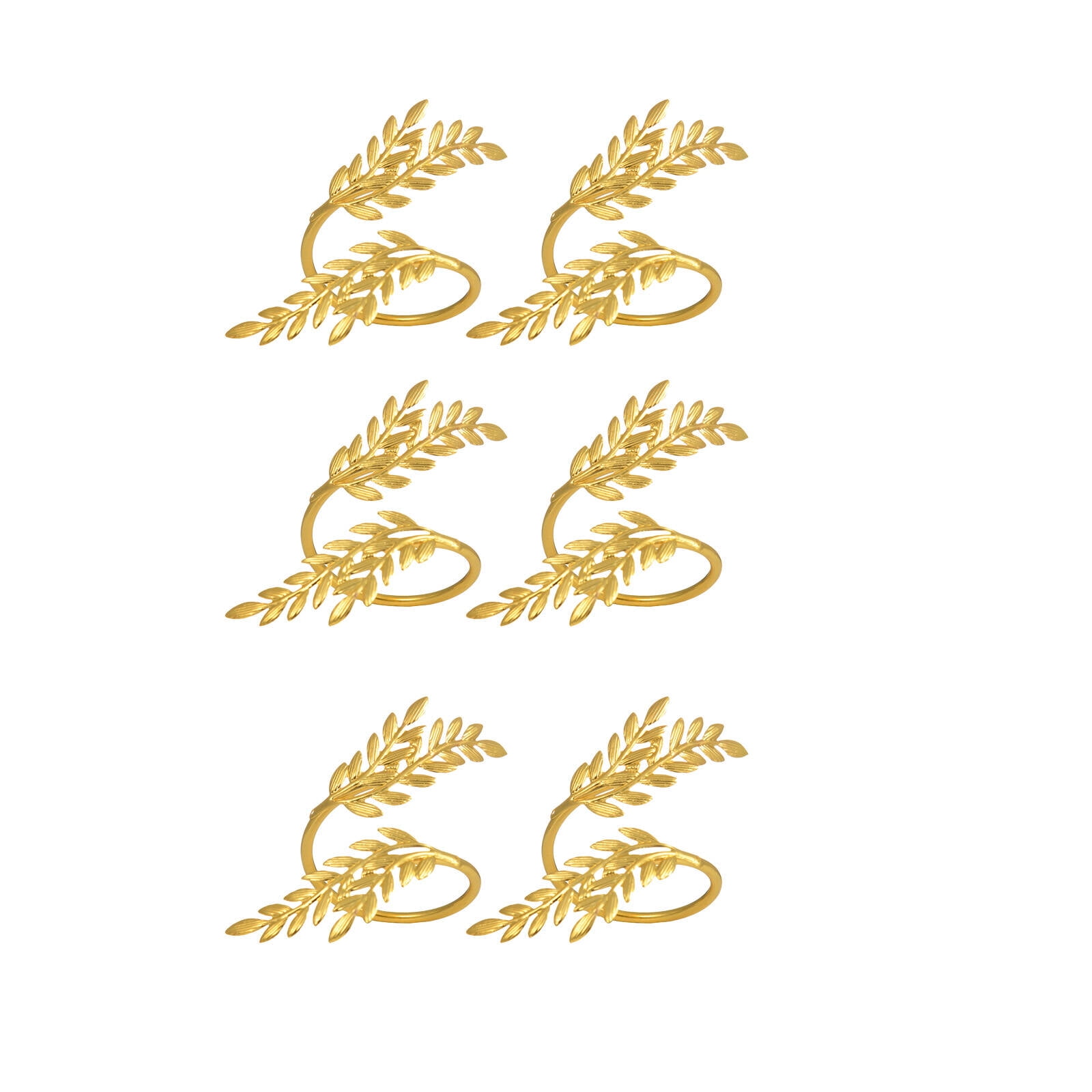 ACDANC Napkin Rings,Timeless Texture Curved Napkin Rings,Delicate ...