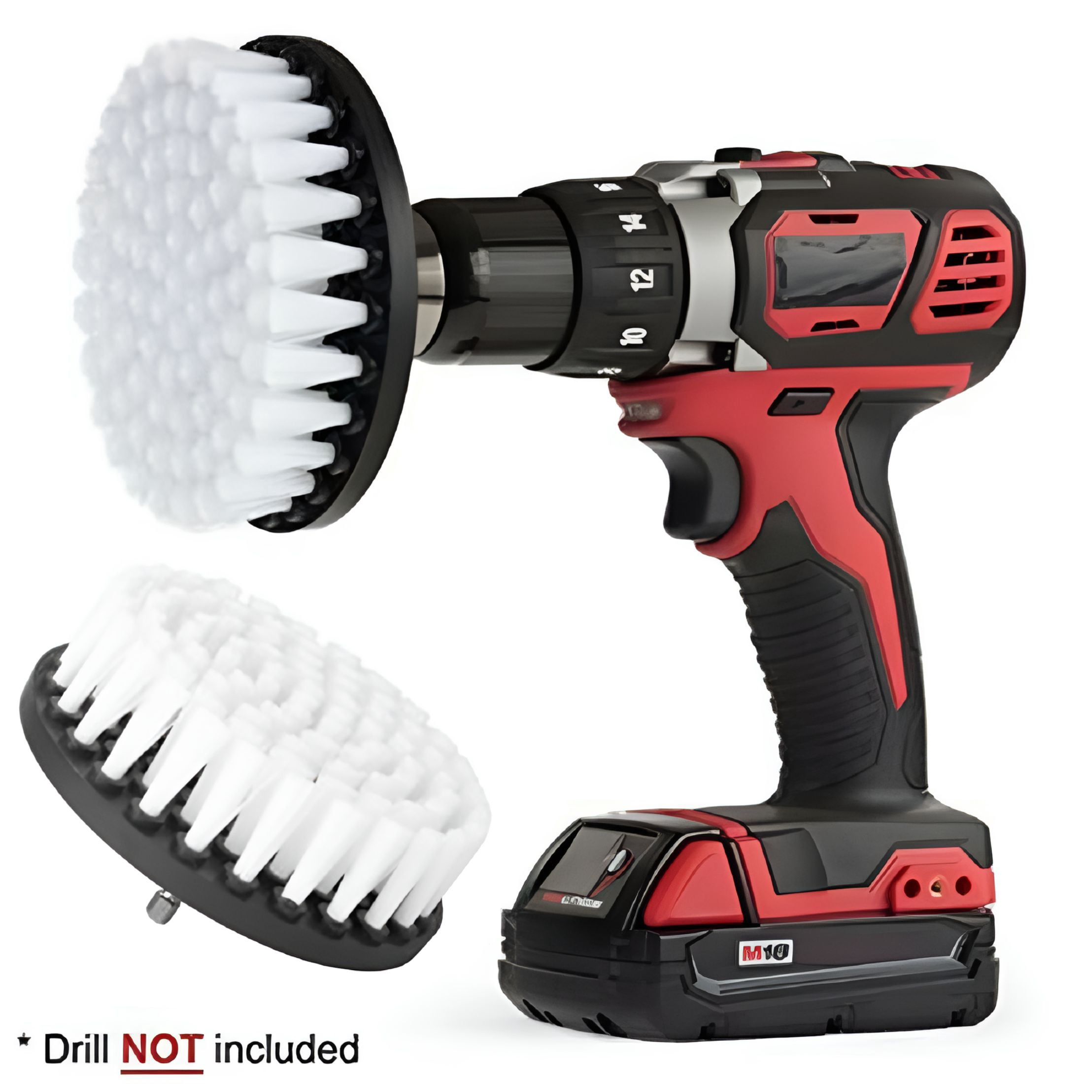 ACDANC Non-Scratch Scrub Brush Drill Attachment – Clean Fiberglass Tub ...