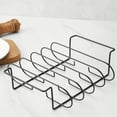 ACDANC Non-Stick Stainless Steel Rib Rack for Grilling,Holds 4 Rib ...