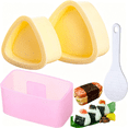 ACDANC Onigiri Mold Triangle,3 Pieces Musubi Press Mold Rice Ball ...
