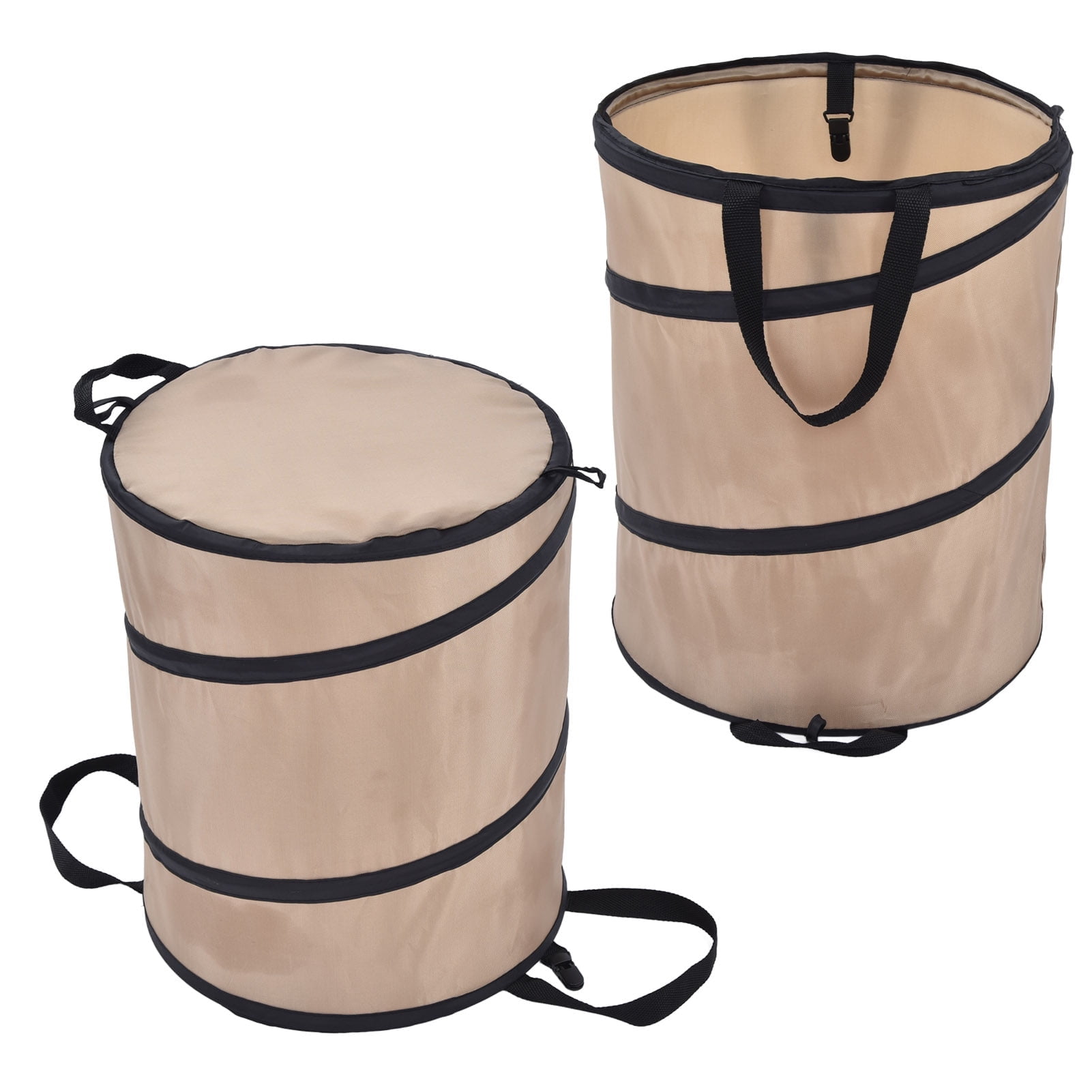 ACDANC Oxford Cloth Container,Stable Standing Leaf Trash Can Reinforced ...