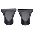 HIBIBUD Pack of 2 Black Plastic Hair Dryer Diffuser Nozzle for Salon ...