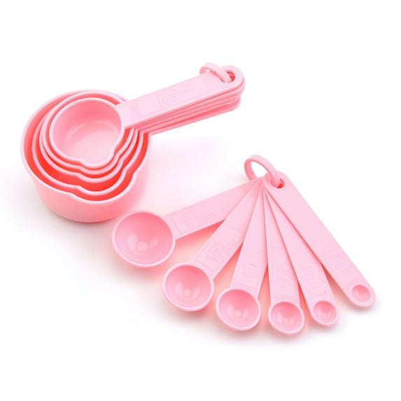 ACDANC Plastic Measuring Cups and Spoons Set of 11,Kitchen Measuring ...