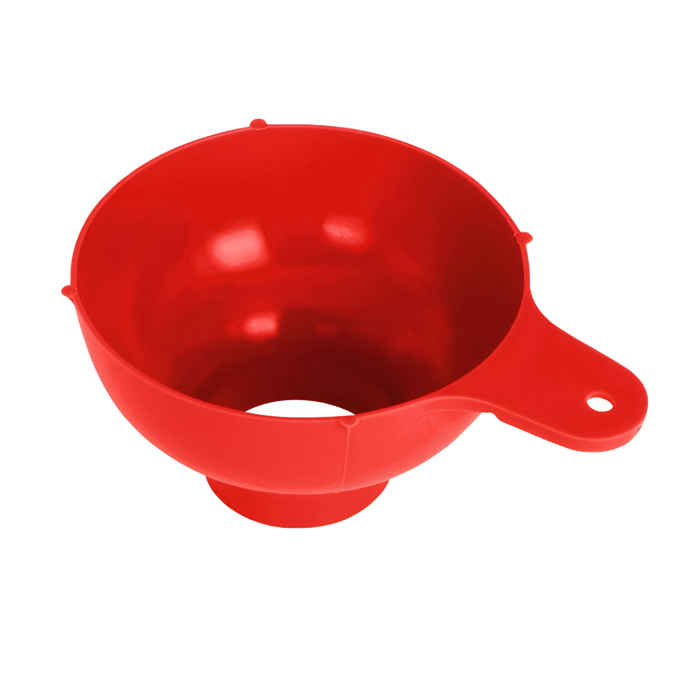 ACDANC Plastic Red Wide Mouth Funnel Funnels For Kitchen Use Filling ...