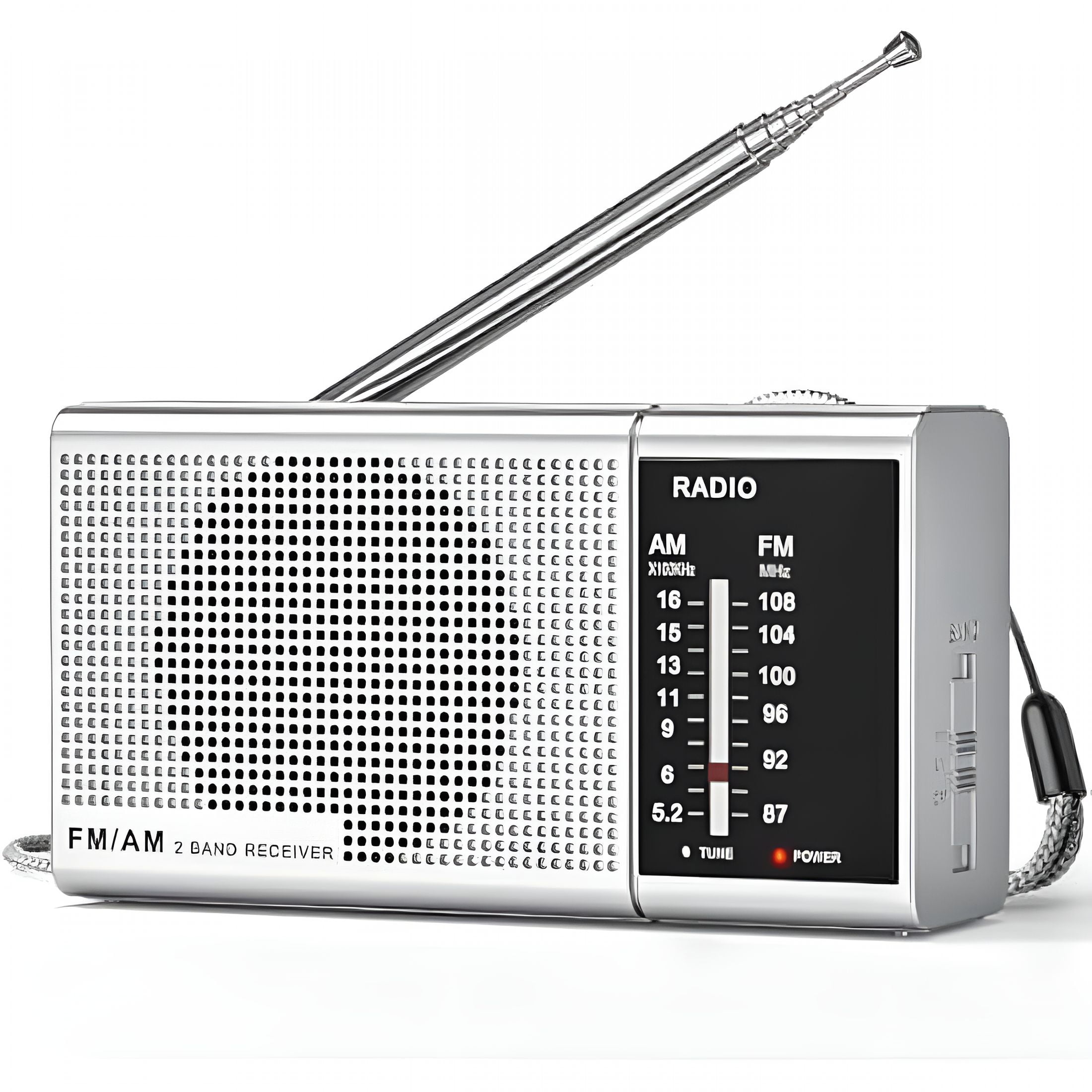 ACDANC Portable AM FM Radio with Best Reception, Battery Operated for ...