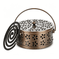 ACDANC Portable Iron Mosquito Coil Holder with Handle Round Heat ...