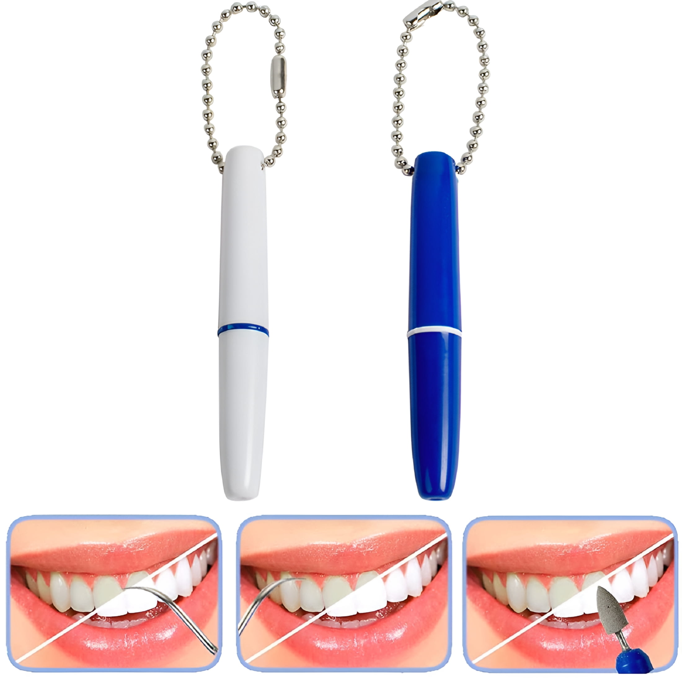 ACDANC Portable Plaque and Tartar Remover Double Travel Tooth Stain ...