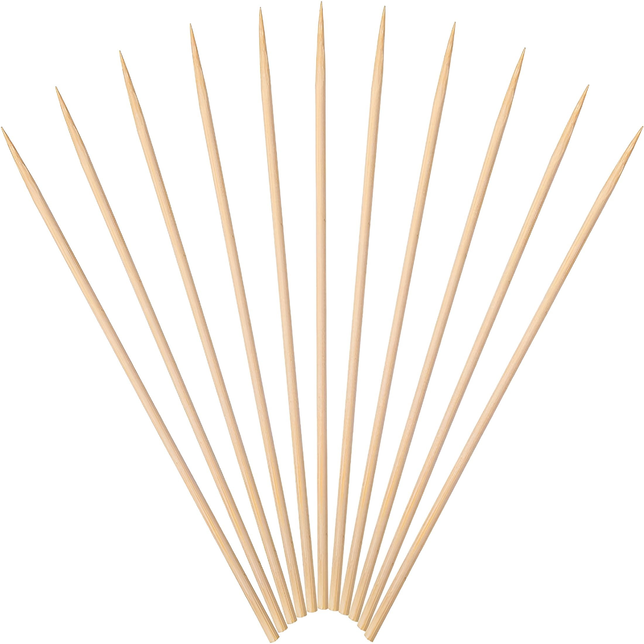 ACDANC Premium 6" Bamboo Skewers for Appetizers Fruit Kabobs 3mm Thin ...