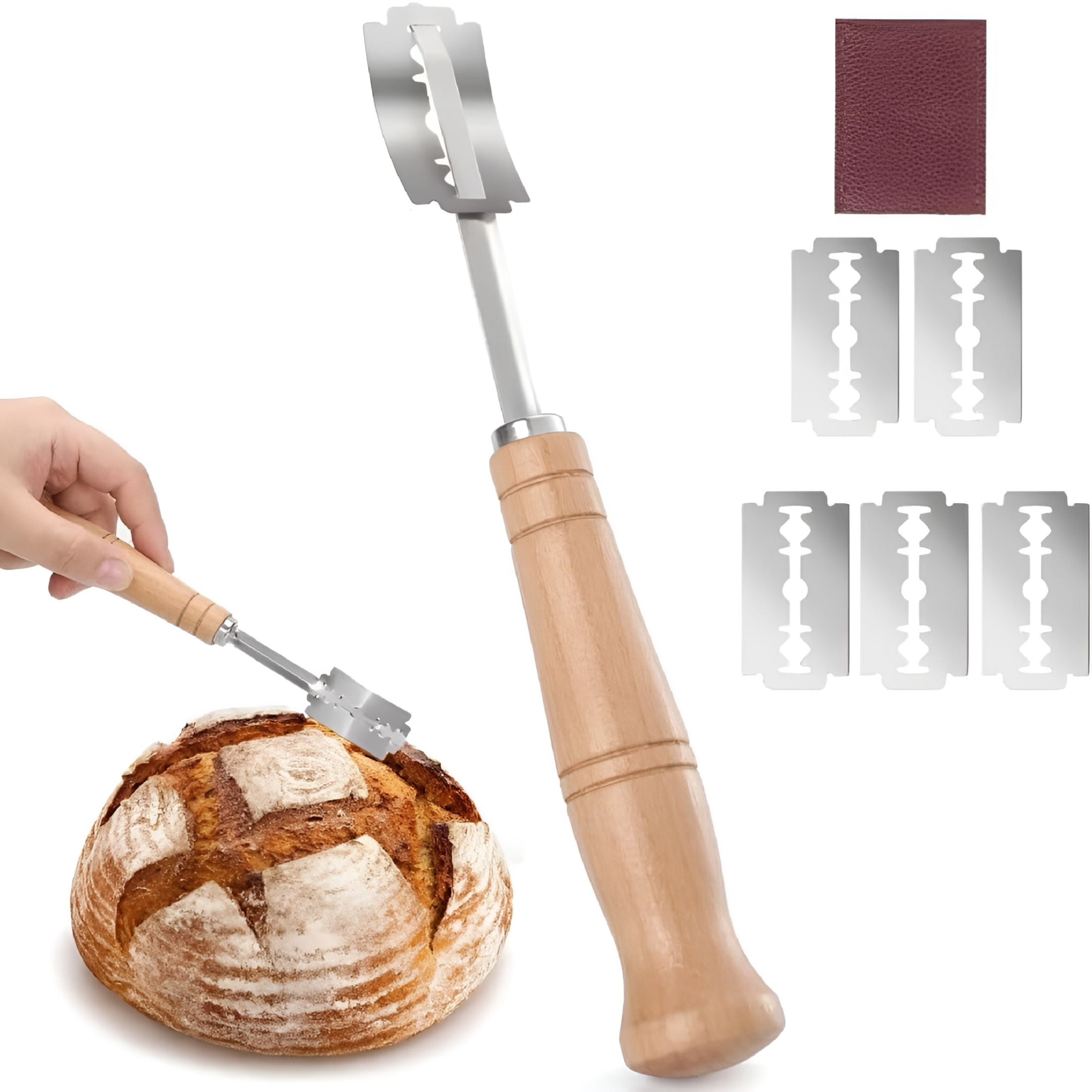 ACDANC Premium Bread Lame Tool,Hand Crafted Bread Lame Dough Scoring ...