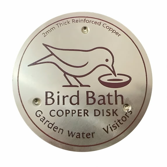 ACDANC Pure Copper Water Purification Tablets Bird Baths Disk Cleaner ...