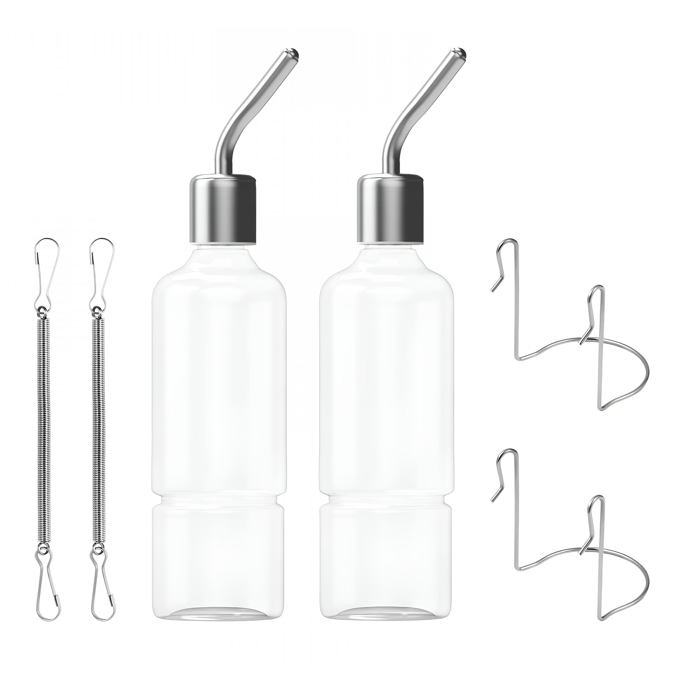 ACDANC Rabbit Water Bottle 2 Water Bottle Hanging Small Animals Cage ...