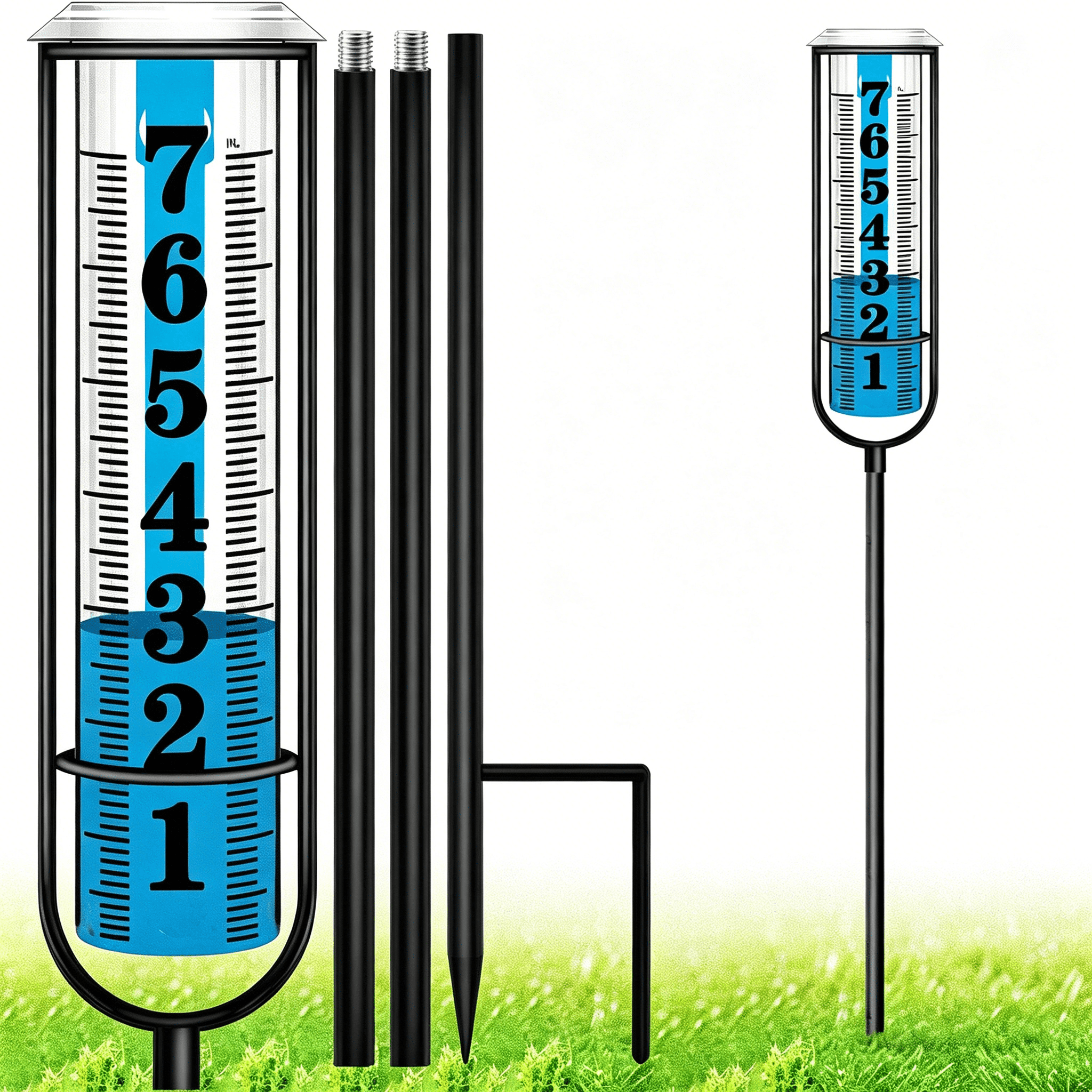 ACDANC Rain Gauge Outdoor,Accurate Rain Gauges Outdoors,Freeze Proof ...