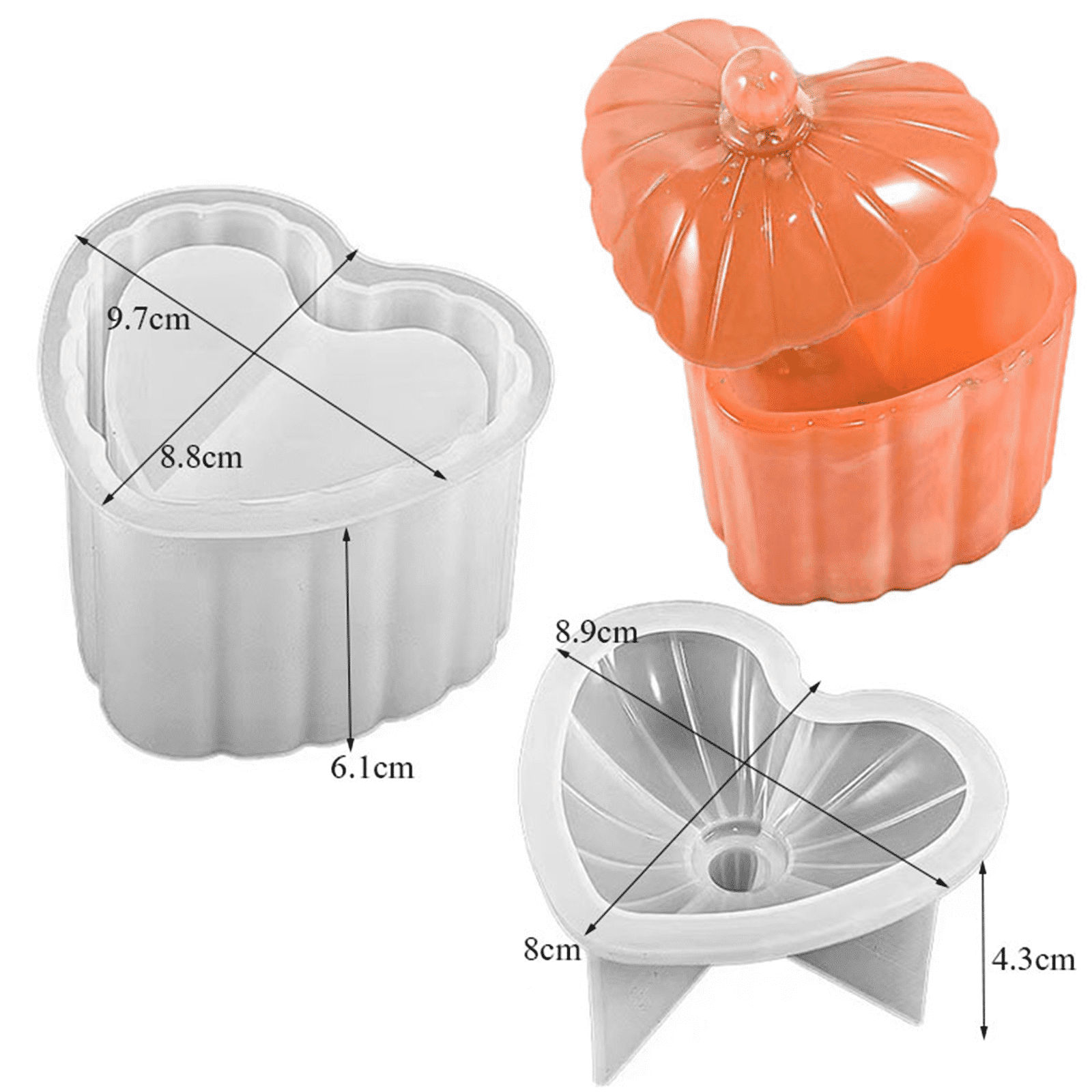 ACDANC Resin Molds,Food-Grade Materials Resin Kit,High Heat Resistance ...