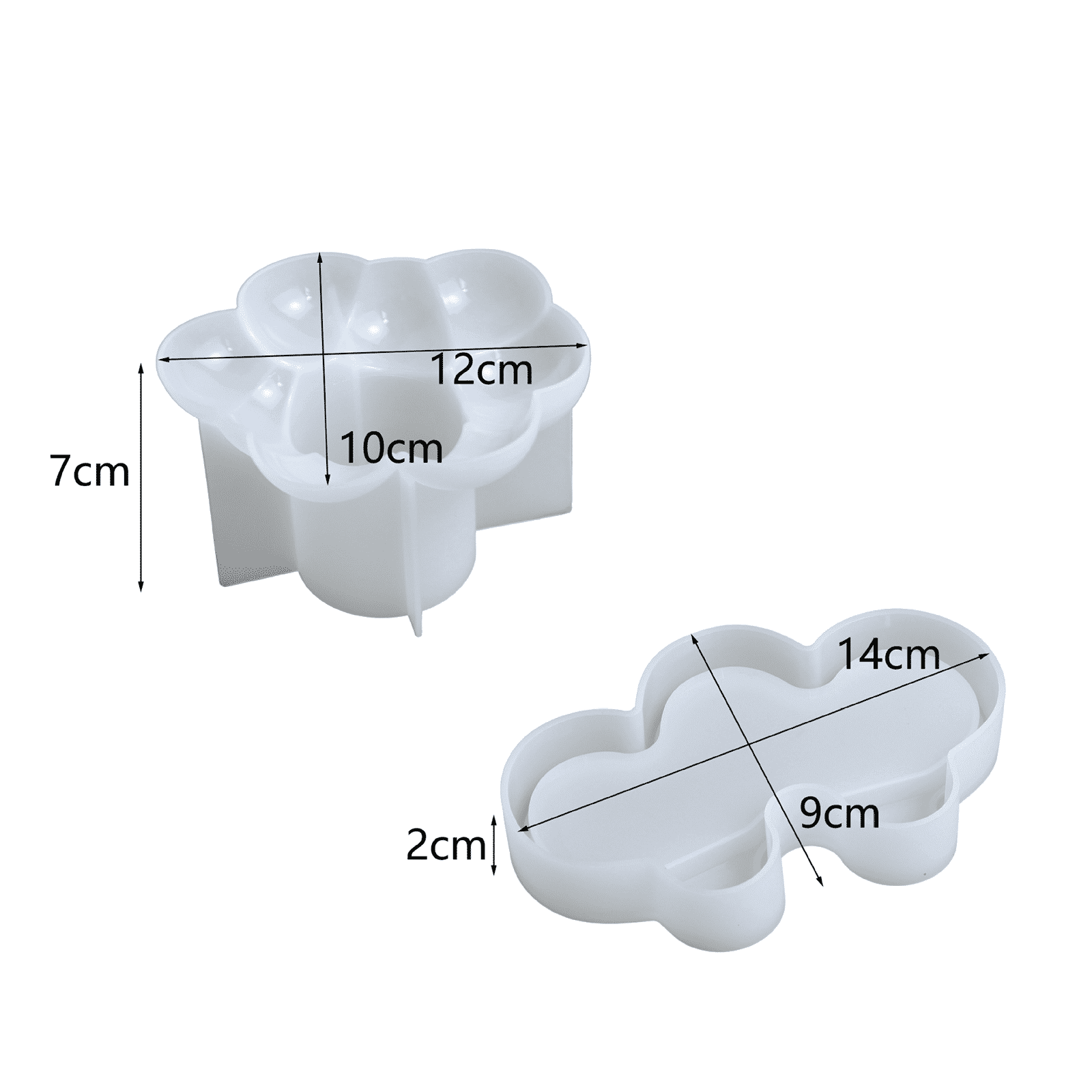 ACDANC Resin Molds,Transparent Design Resin Molds Silicone Clearance ...