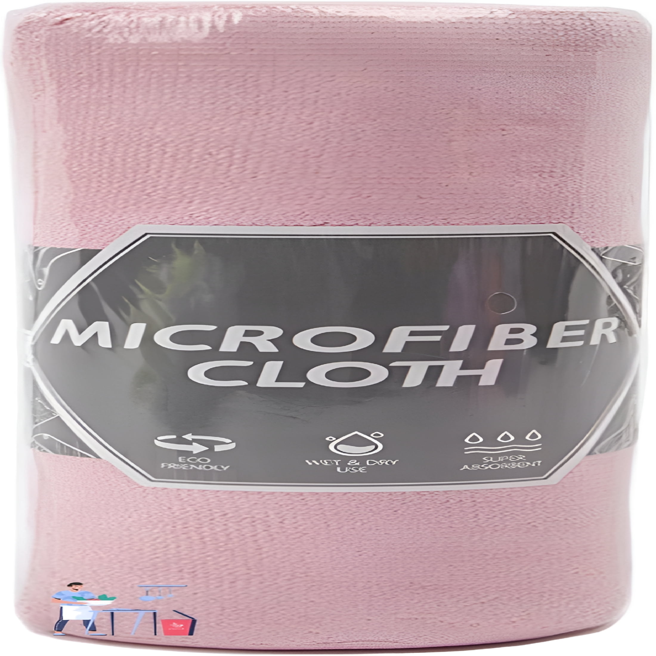 ACDANC Reusable Microfiber Paper Towels Roll, Reusable Paper Towels ...