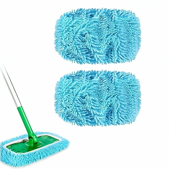 ACDANC Reusable Mop Pads,Washable Microfiber Chenille Mop Replacement ...