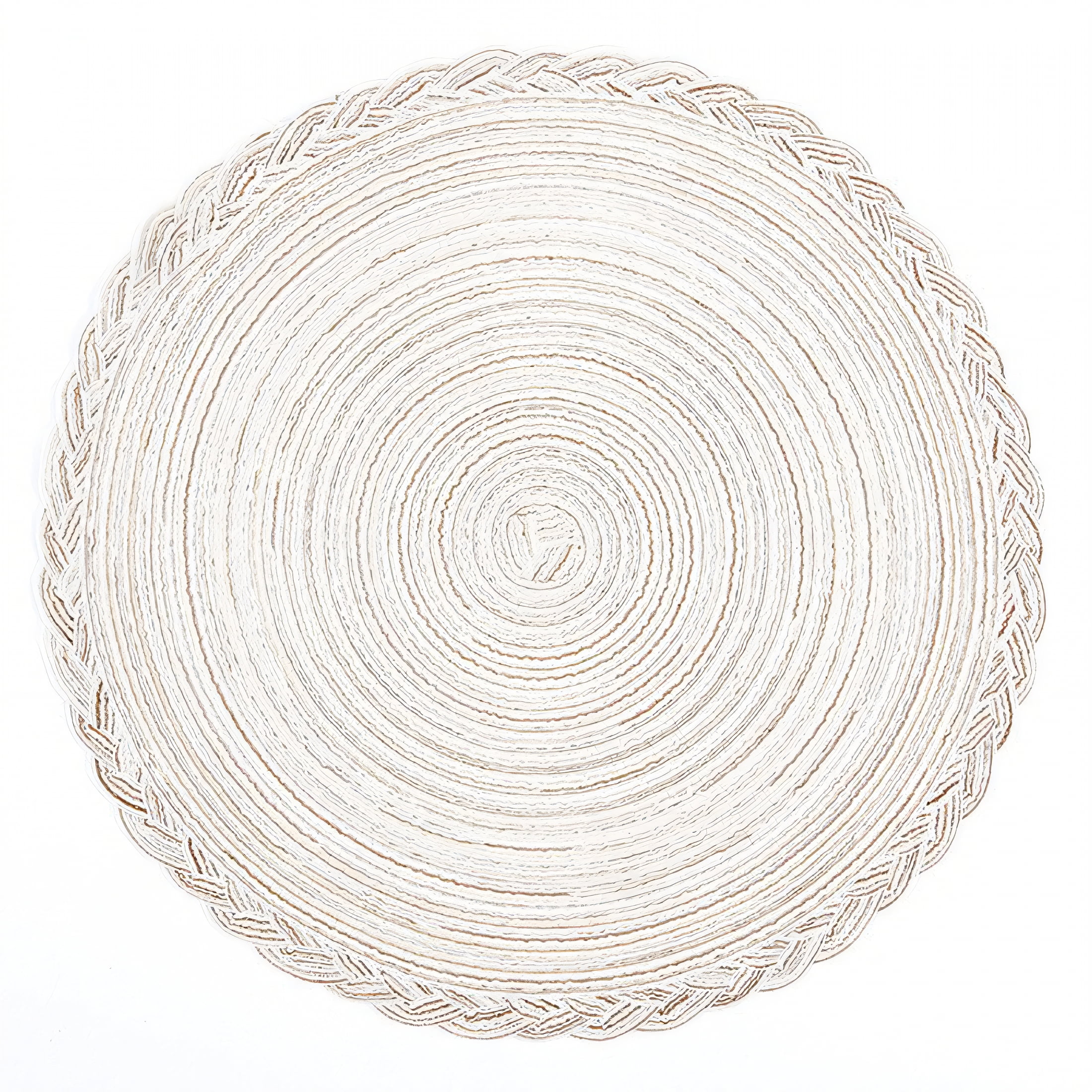 ACDANC Round Placemats,Edge Sealing Woven Placemats,Safety Grip Place ...