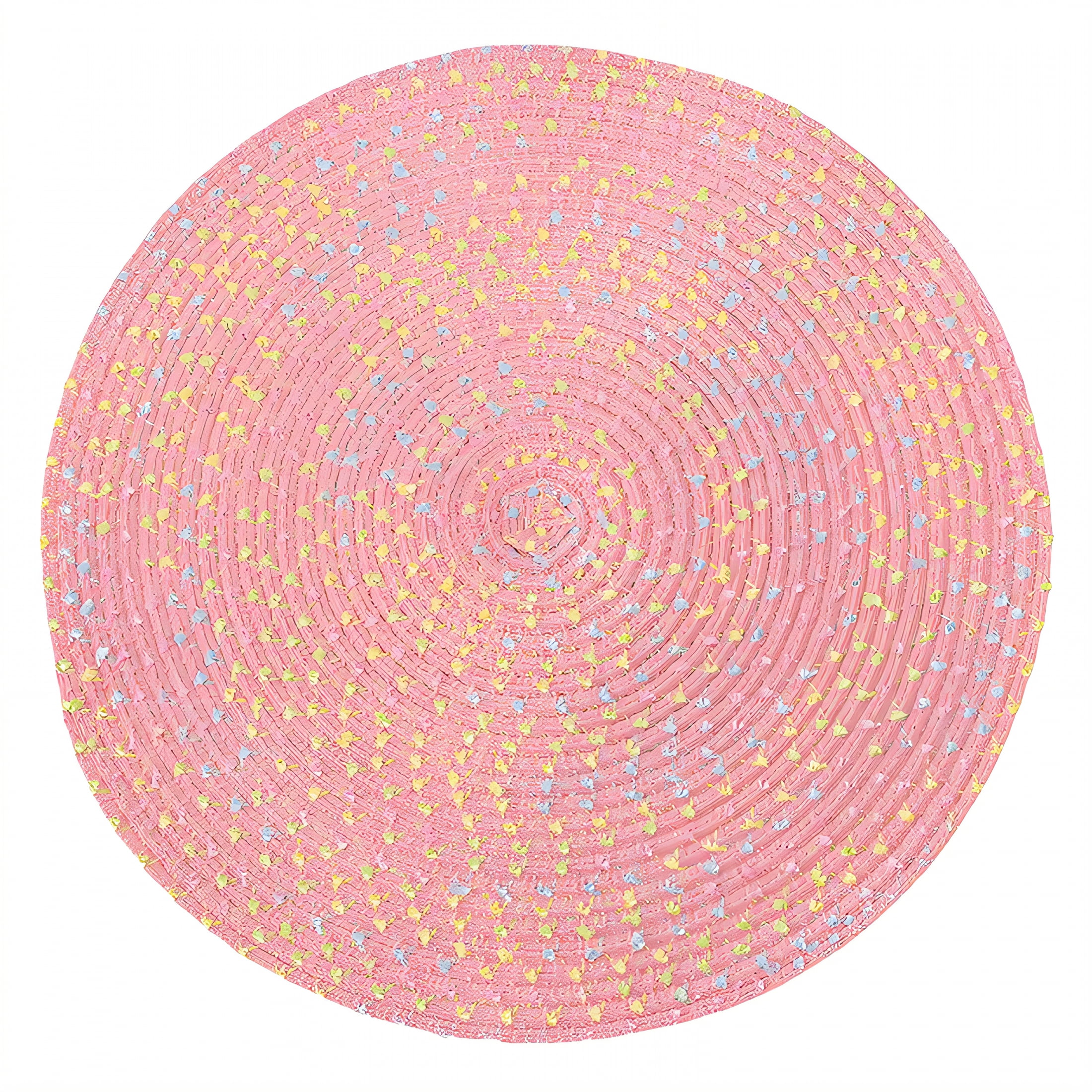 ACDANC Round Placemats,Seam Locking Heat Resistant Mat,Grippy Surface ...