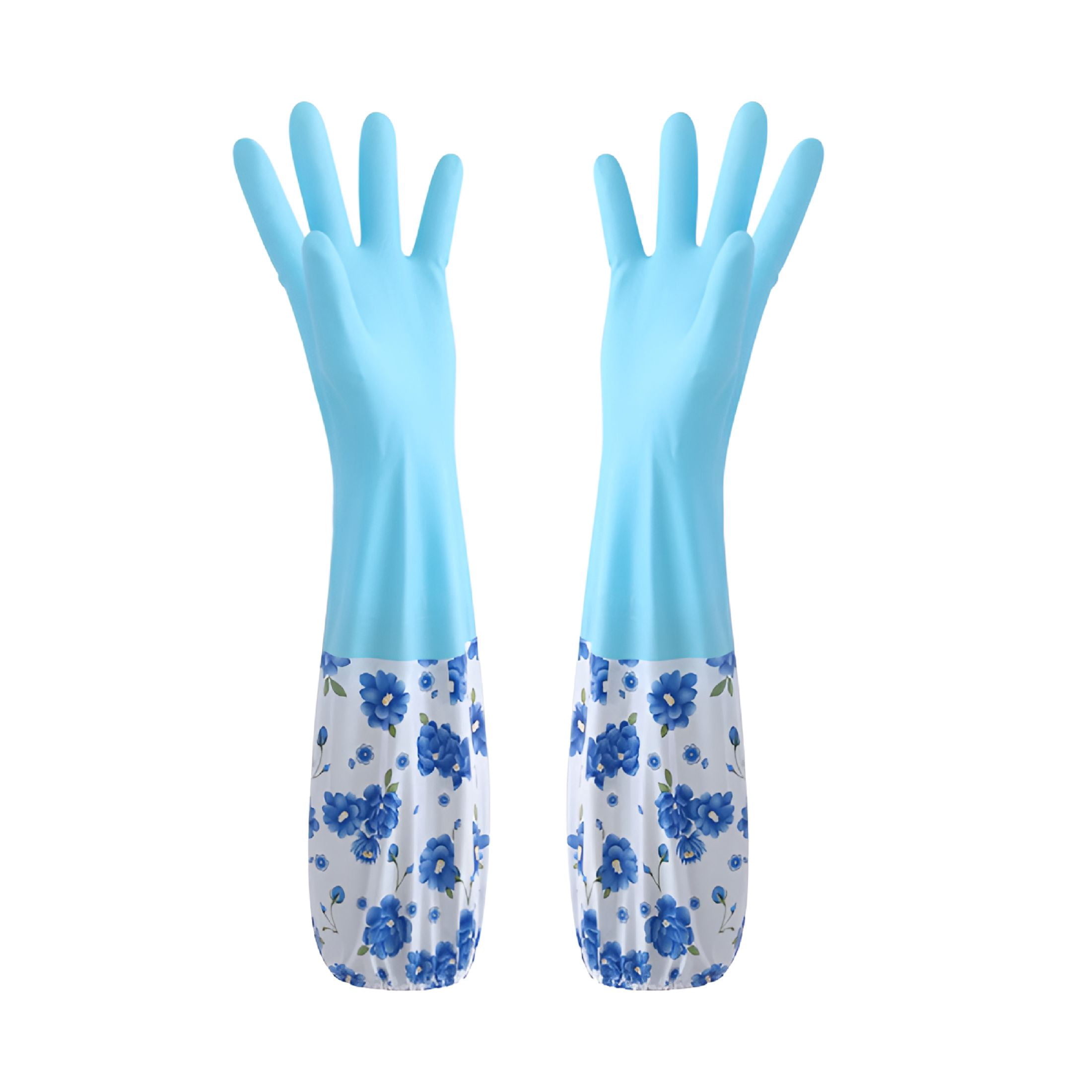 ACDANC Rubber Cleaning Gloves,Reusable Extra-Long Dishwashing Gloves ...