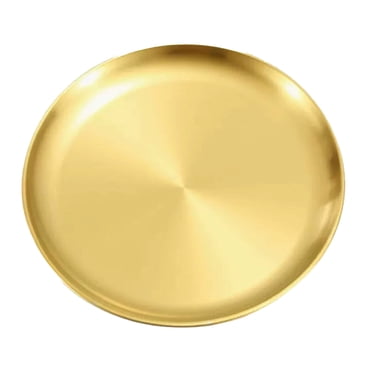 ROUND GALVANIZED METAL TRAY DUO - Walmart.com