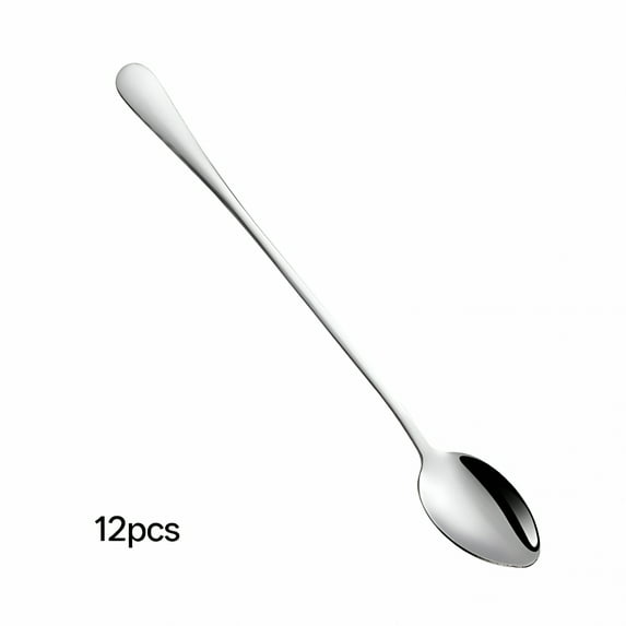ACDANC Set of 12 Stainless Steel Long - Handle Iced Tea Spoons - 9 ...