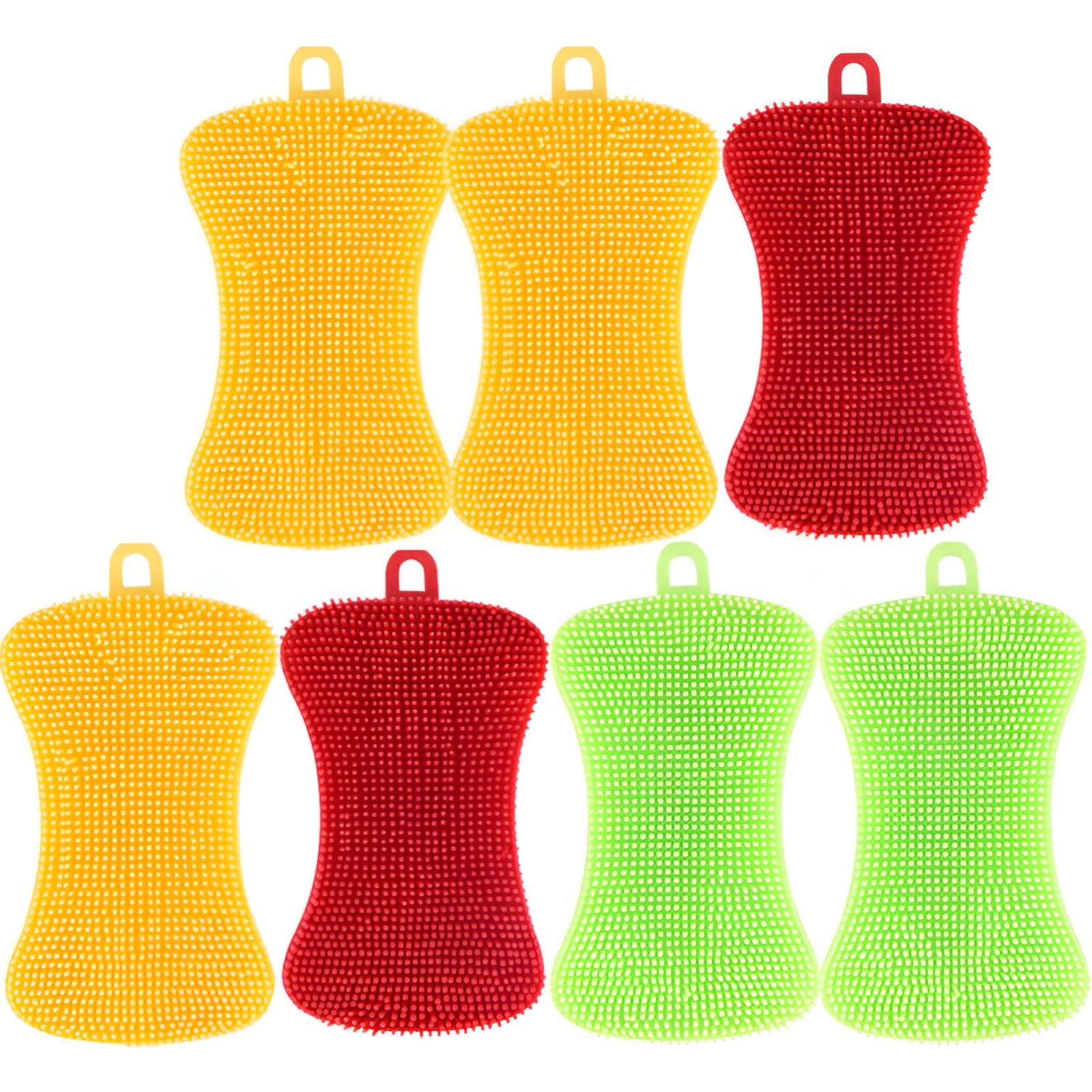 ACDANC Silicone Dish Scrubber,Food-Grade Silicone Material Dish Sponges ...
