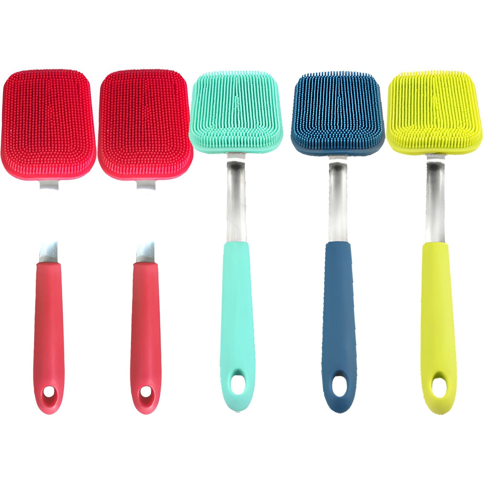ACDANC Silicone Dish Scrubber,Tightly Inlaid Dish Sponges Kitchen ...