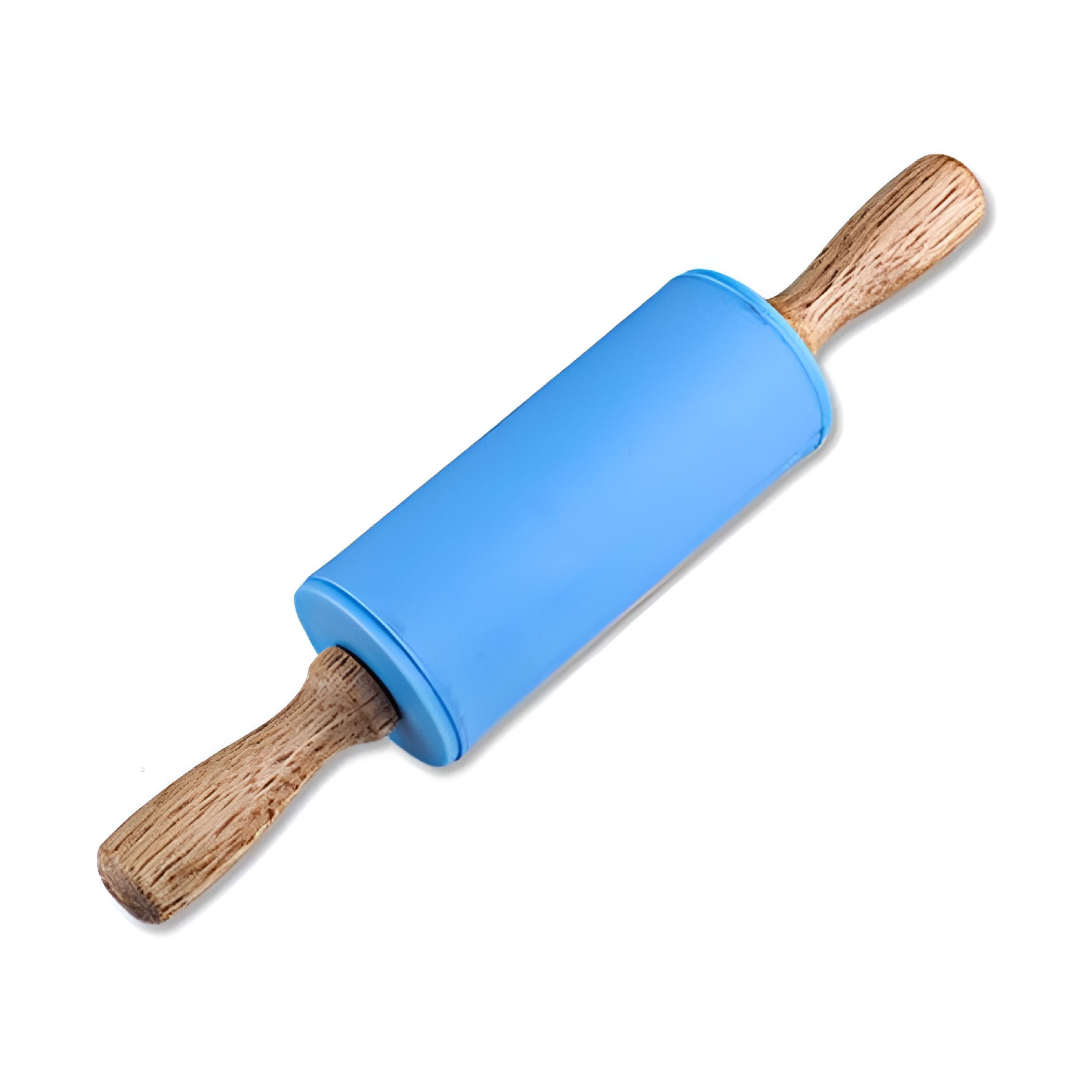 ACDANC Silicone Wooden Handle Rolling Pin Small,Rolling Pin (1* Rolling ...
