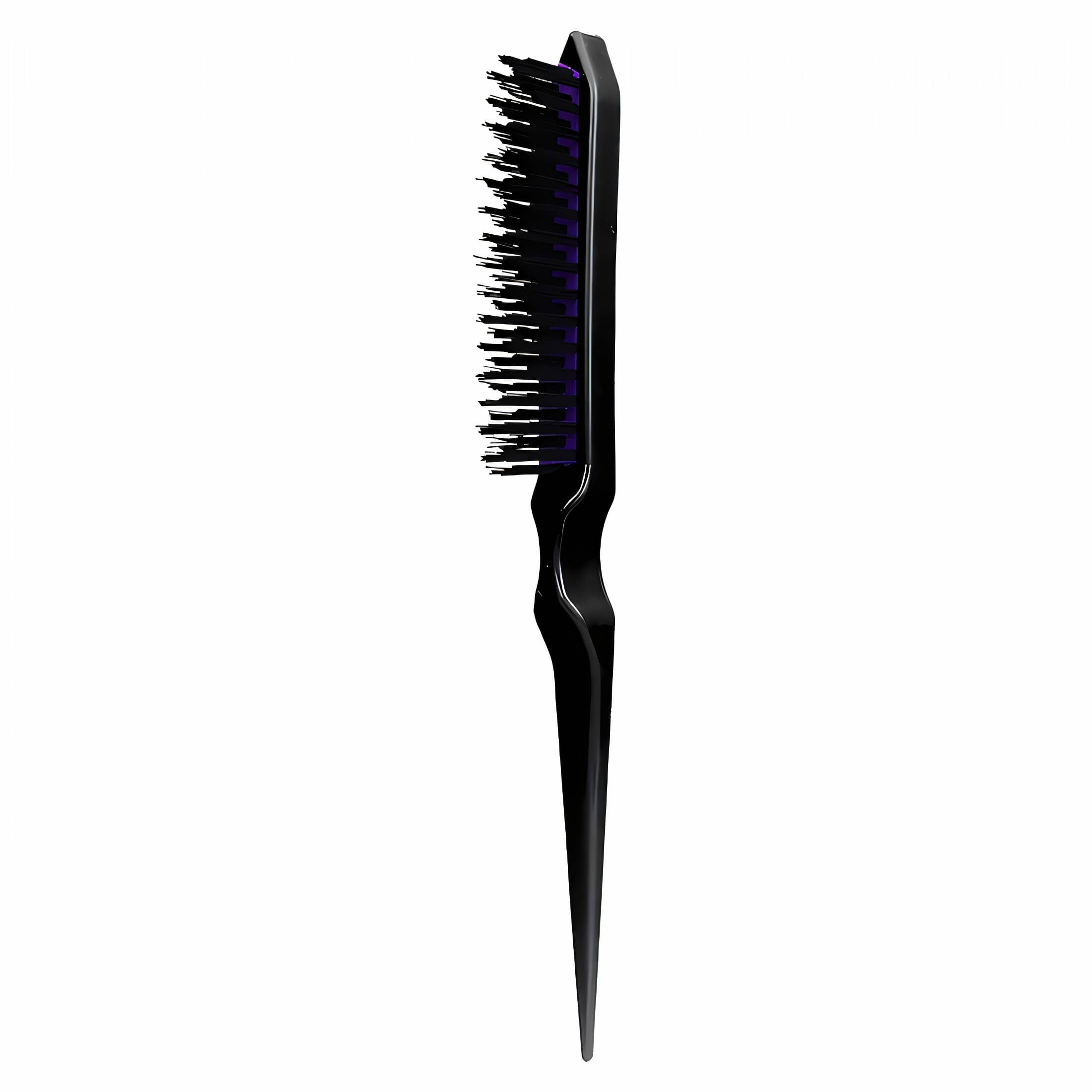 acdanc Slick Back Hair Brush, Comfortable Teasing Brush, Nylon Bristles ...