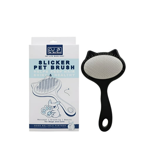 ACDANC Slicker Brush for Dogs,Curved Handle Grip Dog Brush for Long ...