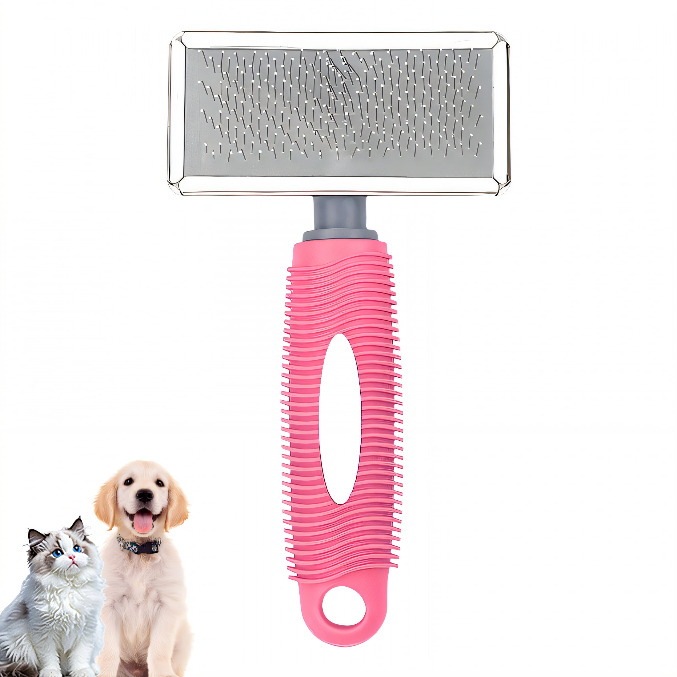 ACDANC Slicker Brush for Dogs,Slicker Brush,Metal Needle Comb Dog Brush ...