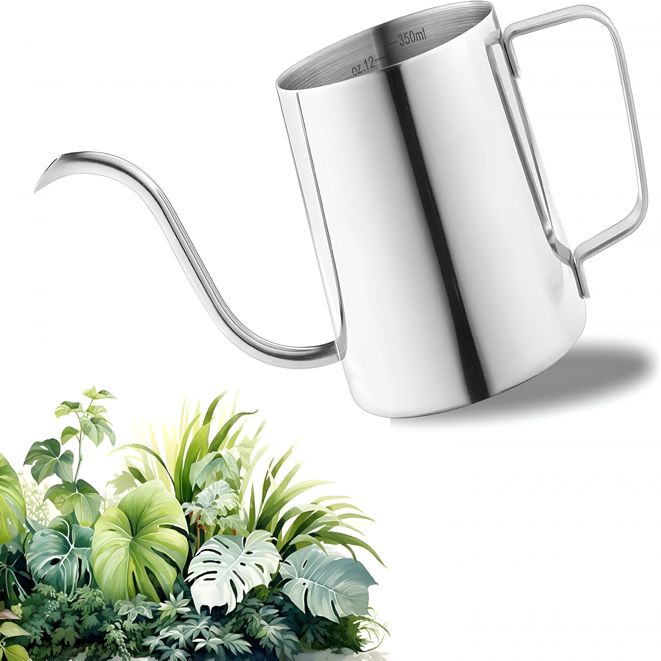 ACDANC Small Watering Can,12Oz (350Ml) Stainless Steel Indoor Watering ...