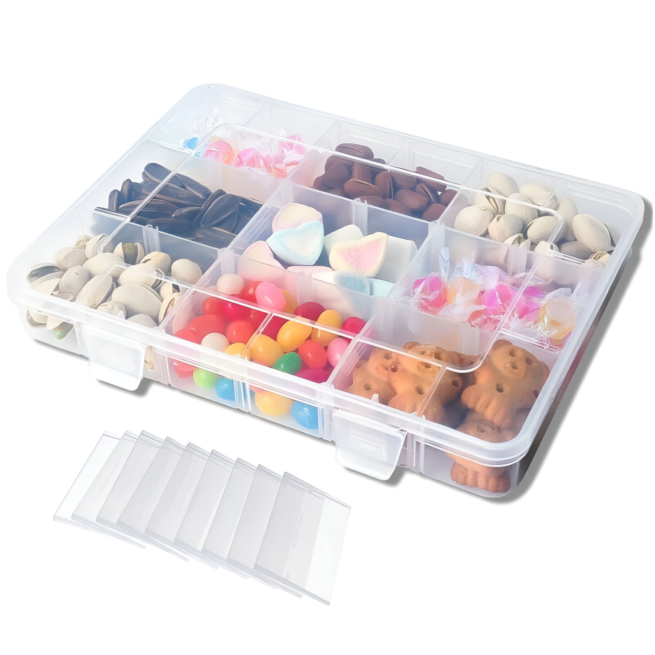 ACDANC Snack Box for Kids with 18 Removable Grids Compartments,Multi ...