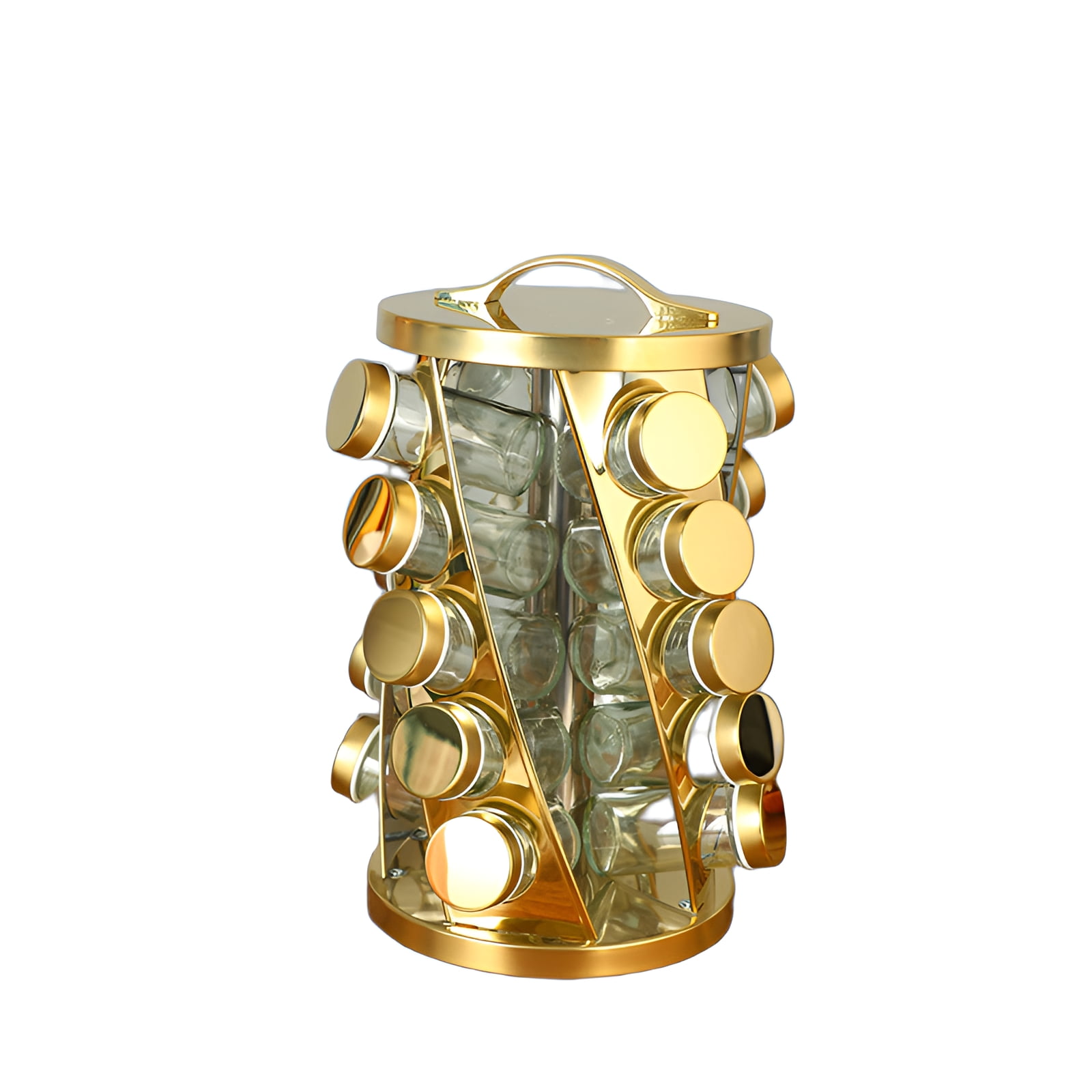 ACDANC Spice Rack,Porous Stainless Steel Spice Jars,20 Heads Spice Set ...