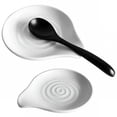 ACDANC Spoon Rest Ceramic Spoon Holder for Stove Top Heat-Resistant ...