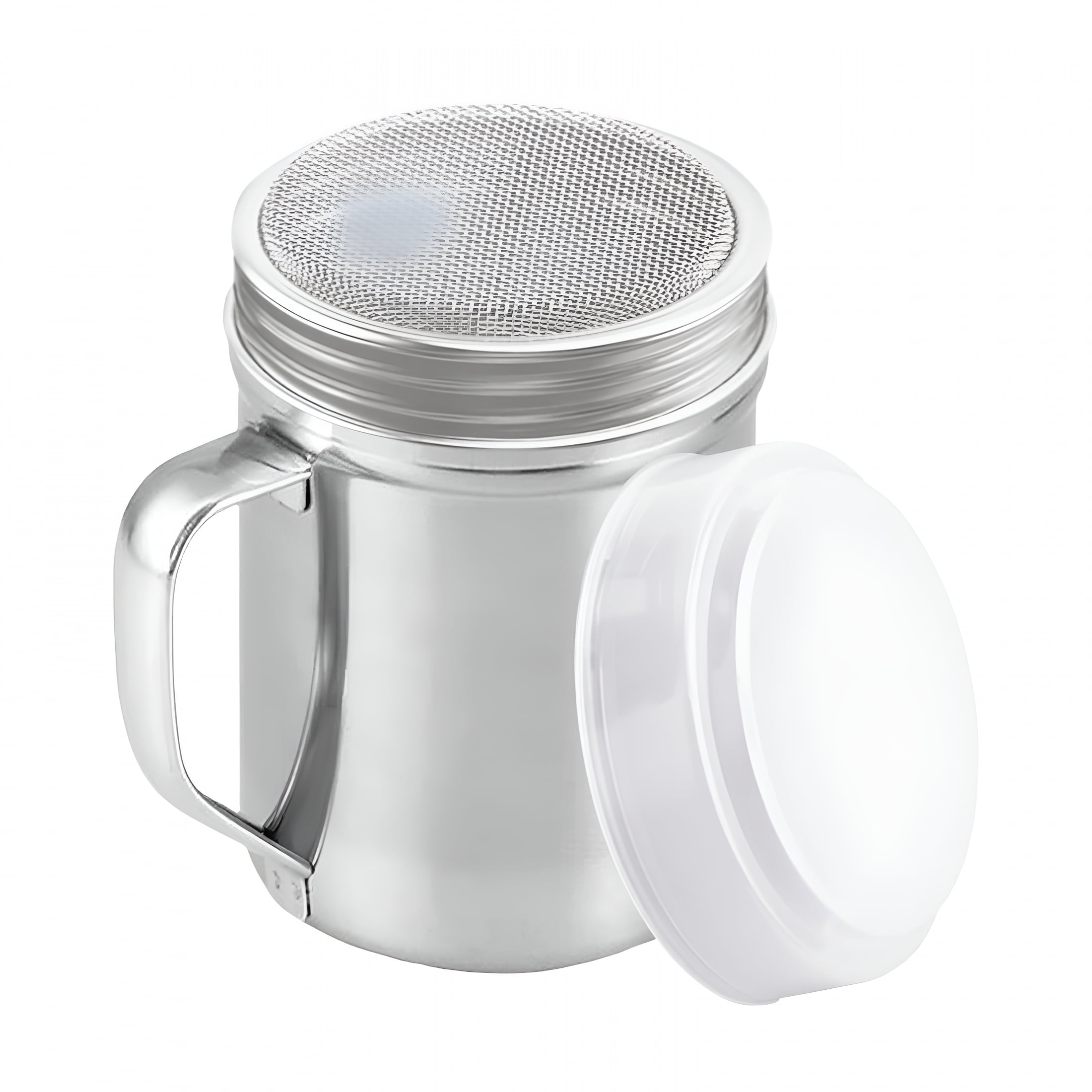 ACDANC Stainless Steel Dredge Shaker with Handle,6 Oz Seasoning Shaker ...