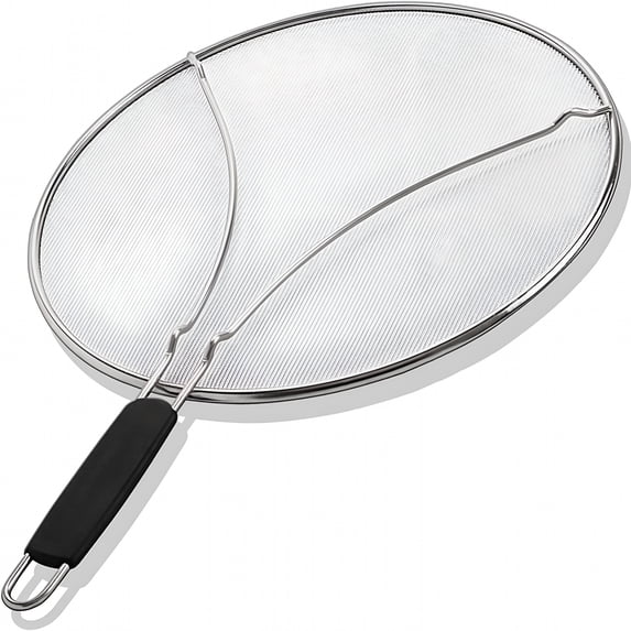 ACDANC Stainless Steel Grease Splatter Guard,15-Inch Fine Mesh Cover ...