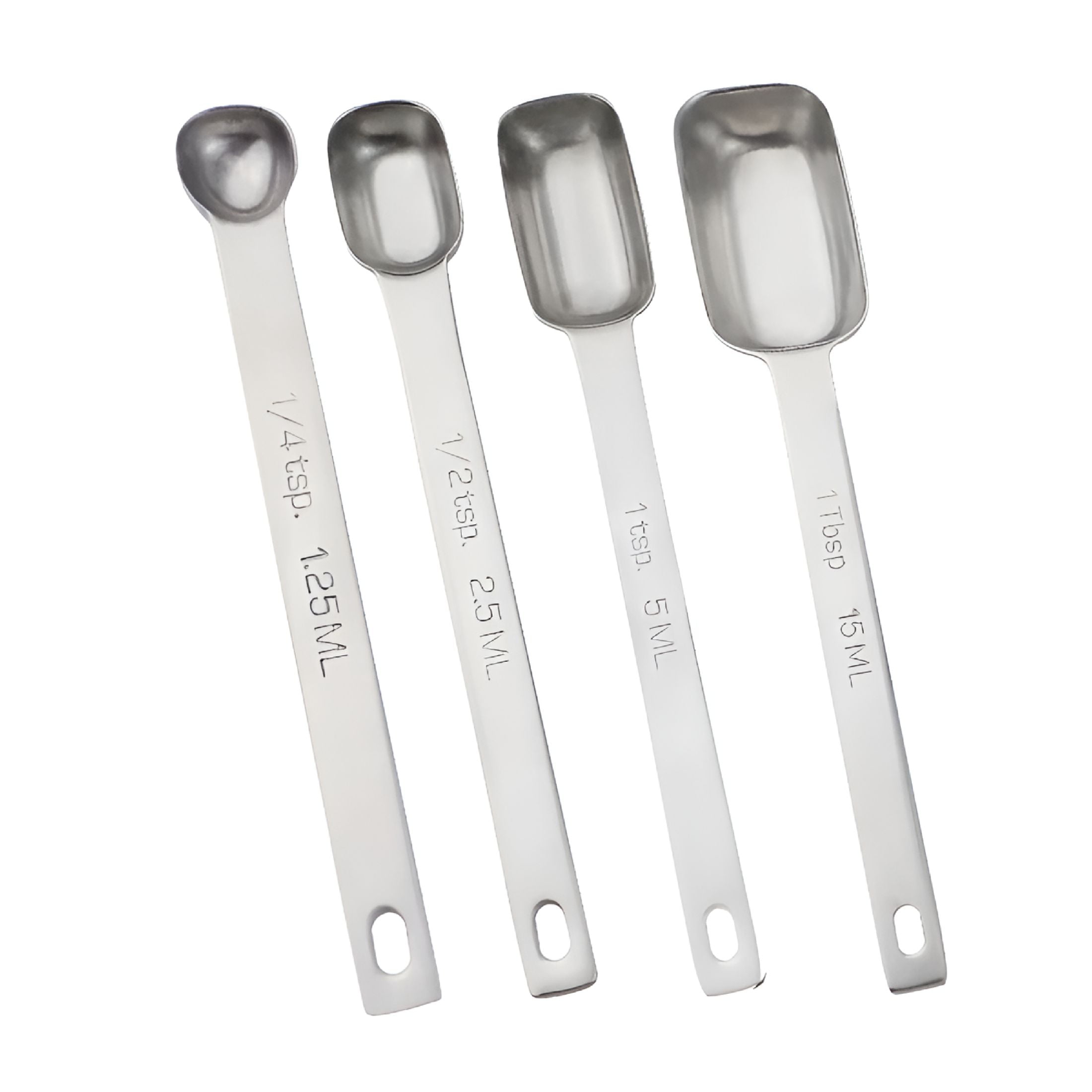 ACDANC Stainless Steel Narrow Measuring Spoons,Heavy Duty Metal ...