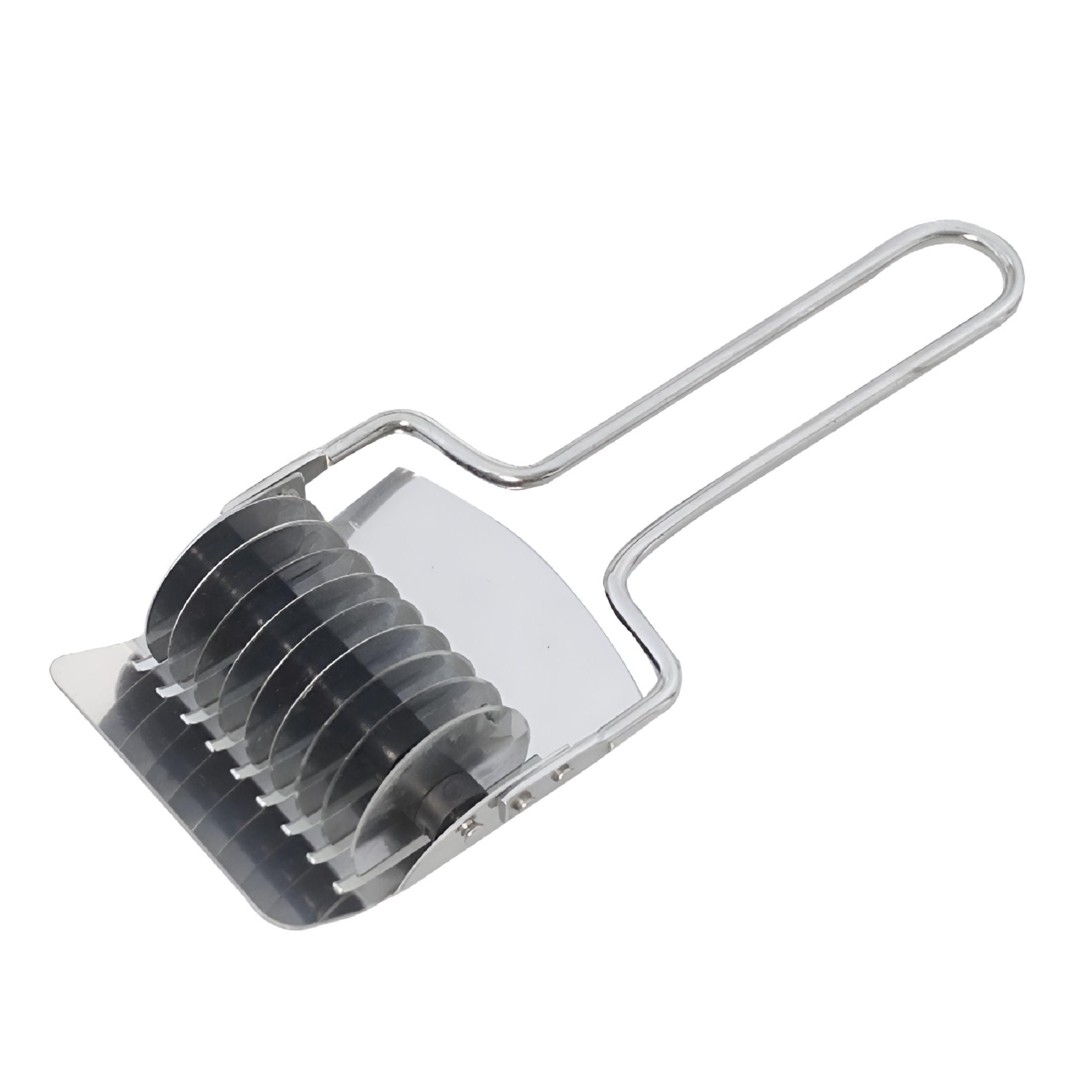 ACDANC Stainless Steel Pasta Cutter Tool with 9-Wheel Rotary Design for ...