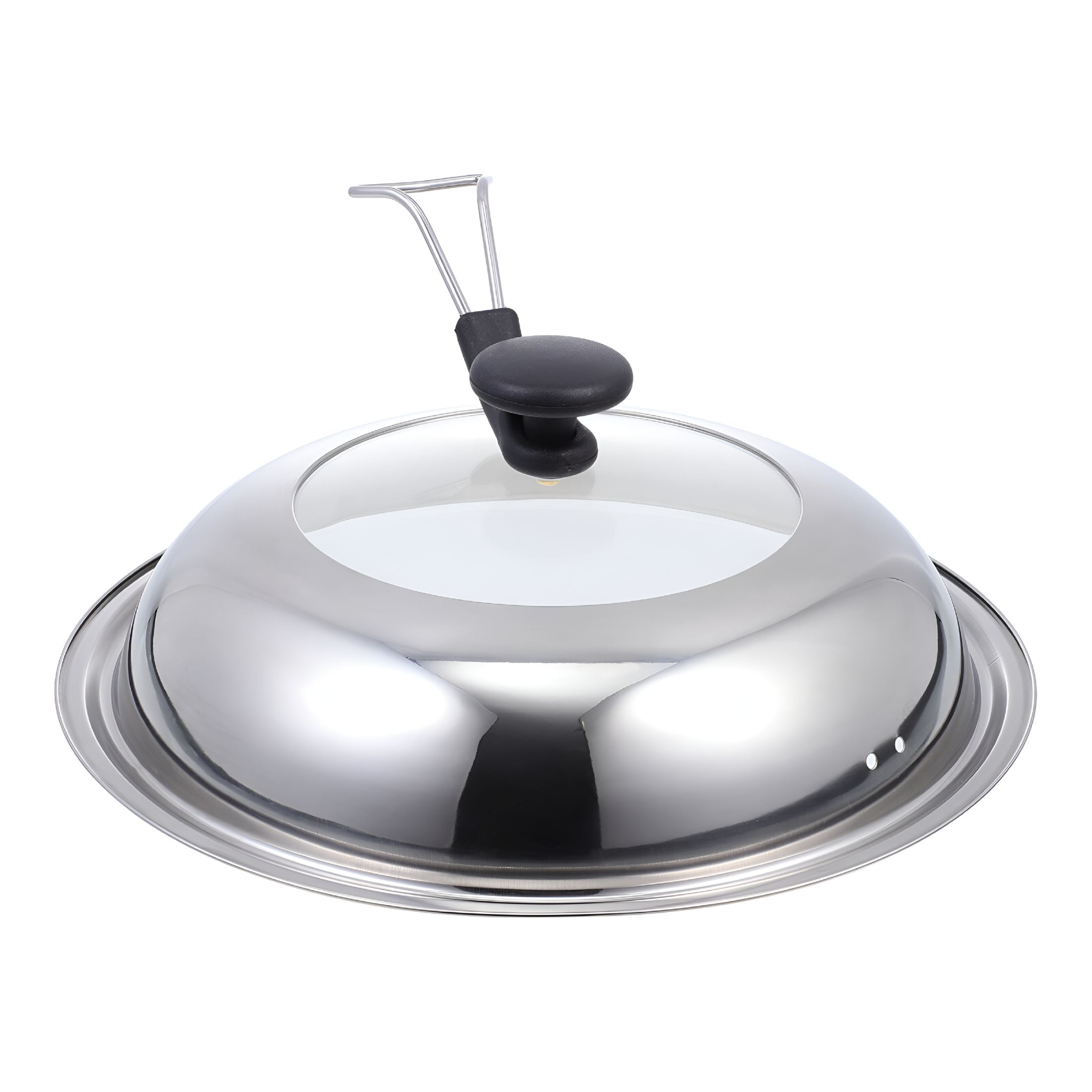 ACDANC Stainless Steel Pot Lid Cookware Glass 14" for Frying Pan ...