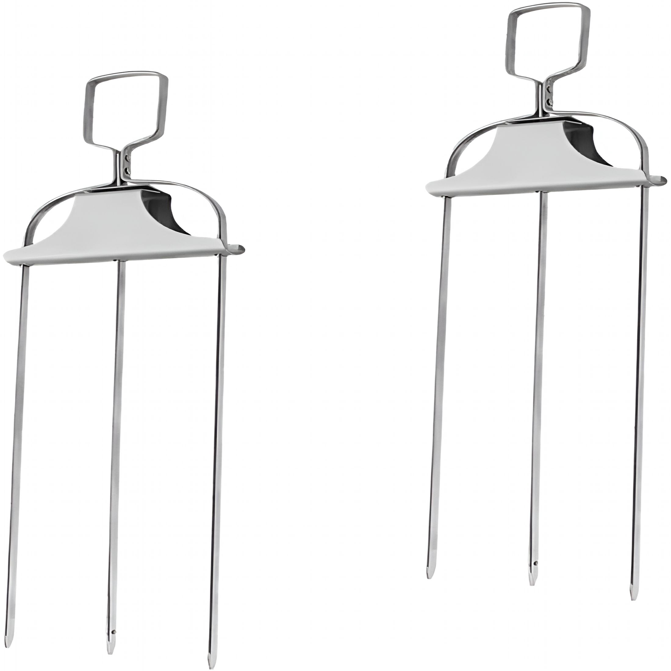 ACDANC Stainless Steel Rotisserie Skewers Forks for Grilling Meat ...