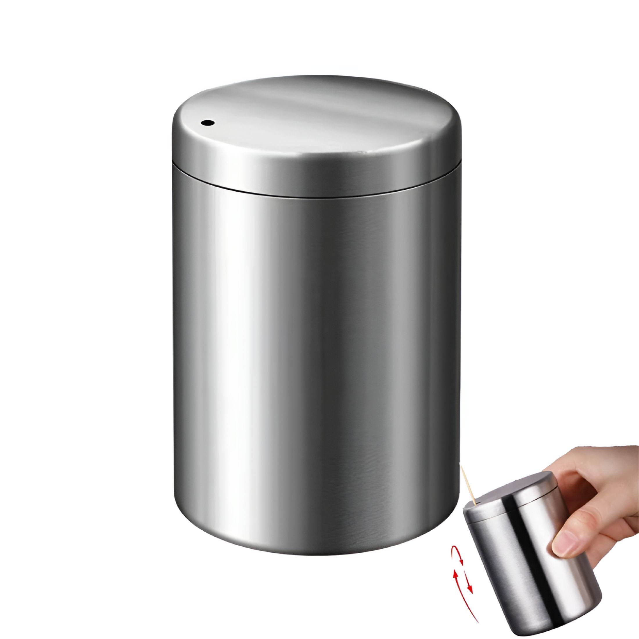 ACDANC Stainless Steel Toothpick Holder Dispenser,Tooth Picks Container ...