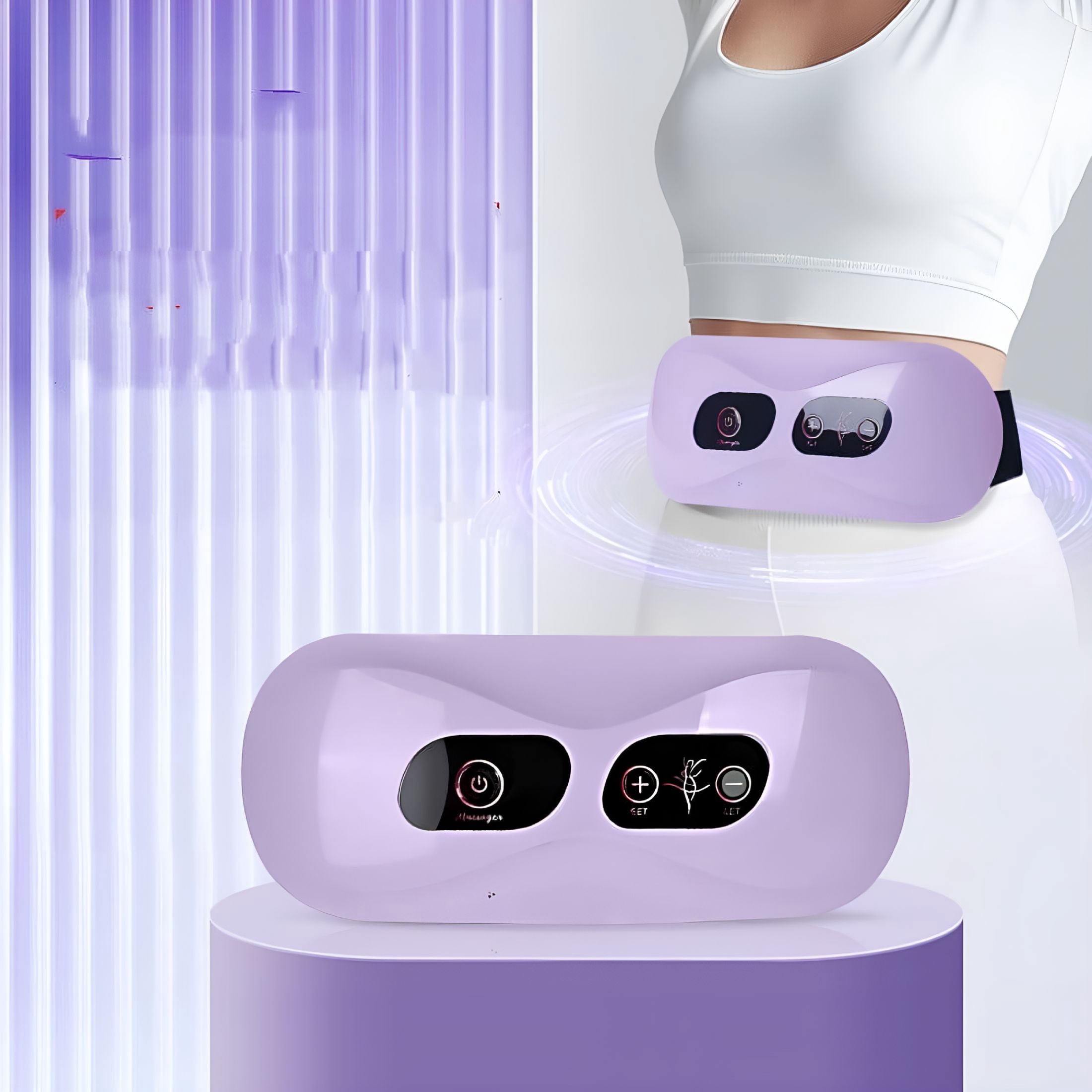 ACDANC Stimulator, Waist and Belly Fats , Ab Toning Belt Muscle Toner ...