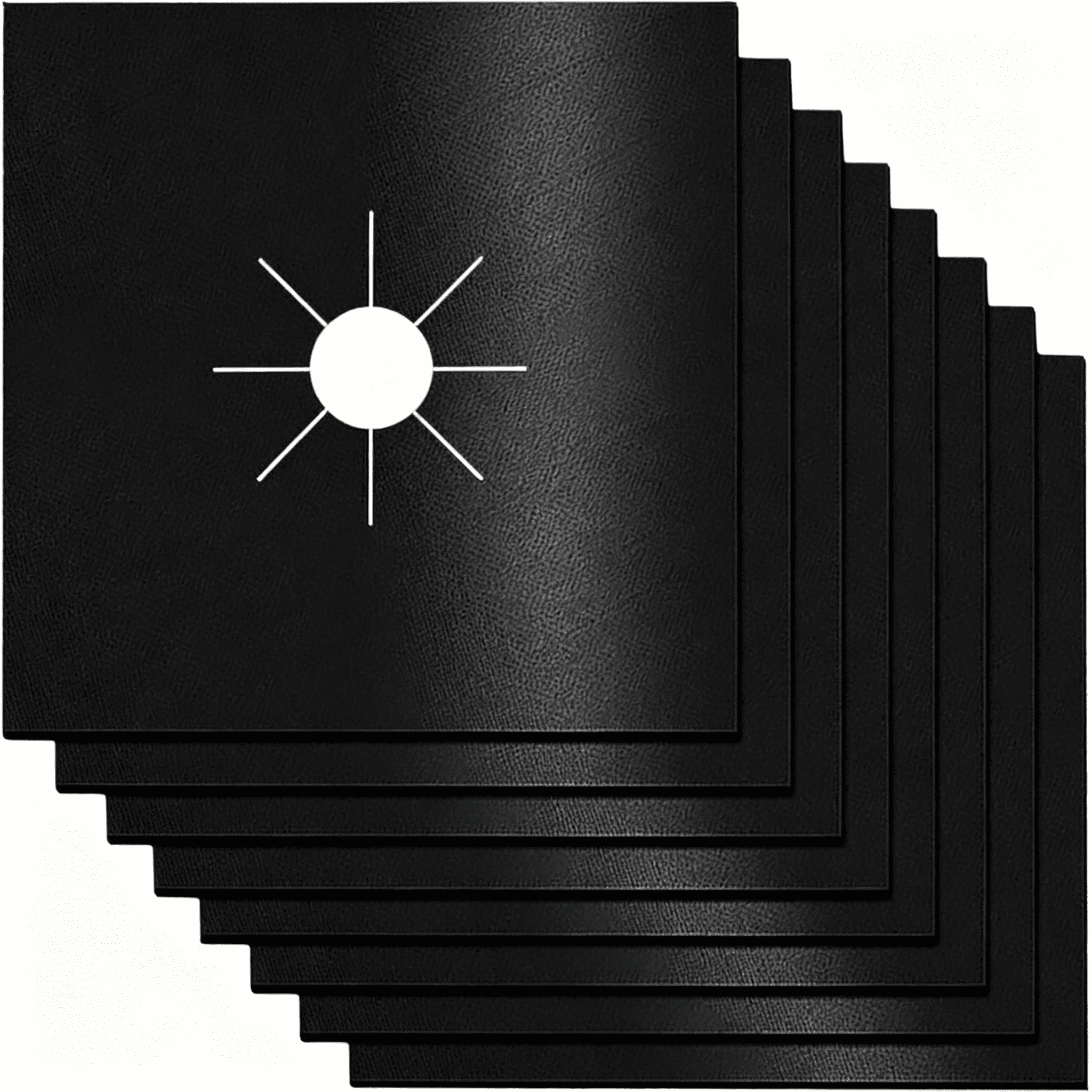 ACDANC Stove Burner Covers,0.3 MM Double Thickness,8 Pack,Gas Stove ...