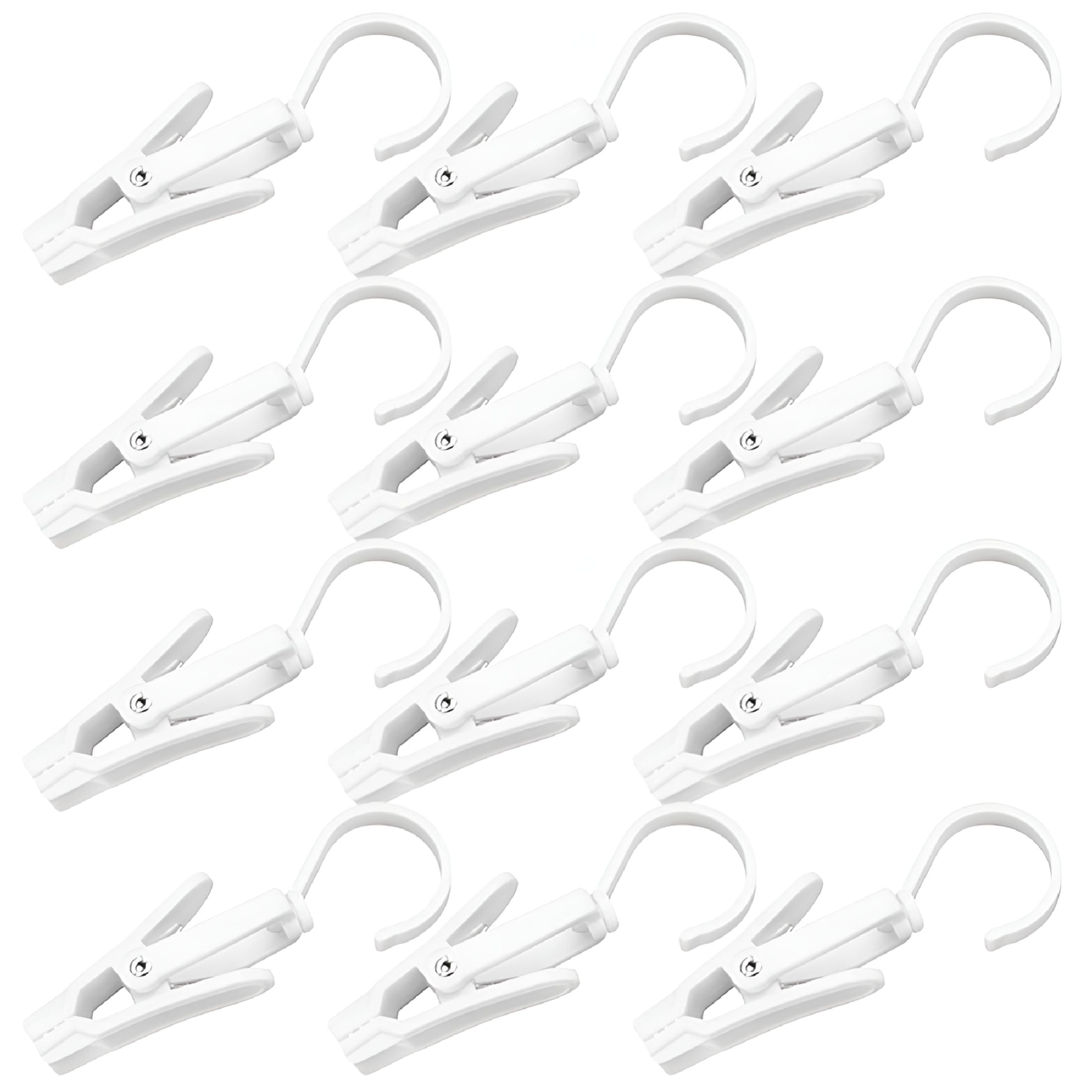 ACDANC Swivel Hook Suspending Items Towel & Socks Clothes Hangers,White ...