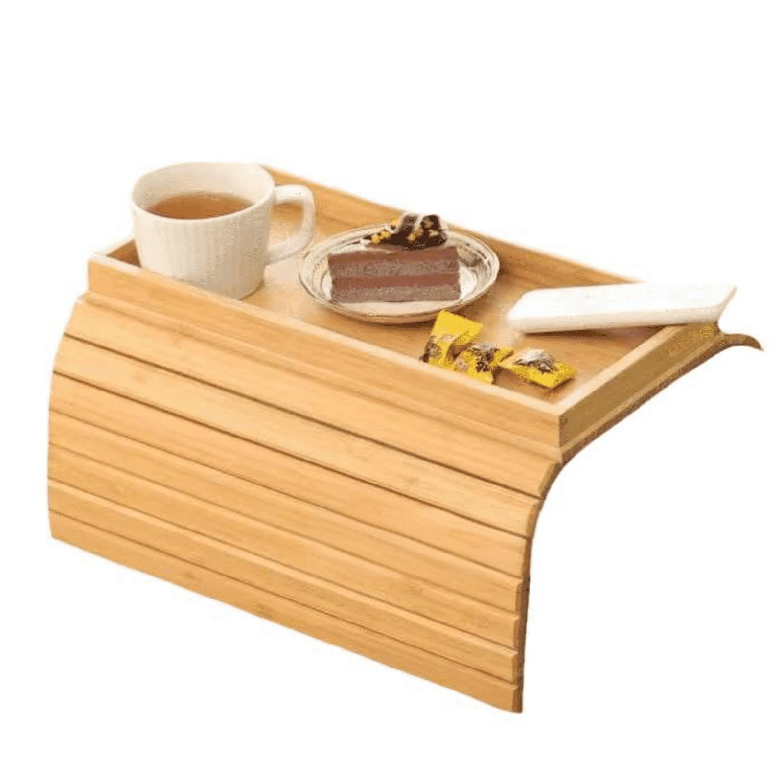 ACDANC Tea Infuser Foldable for Easy Storage Tea Strainer Bamboo Wood ...