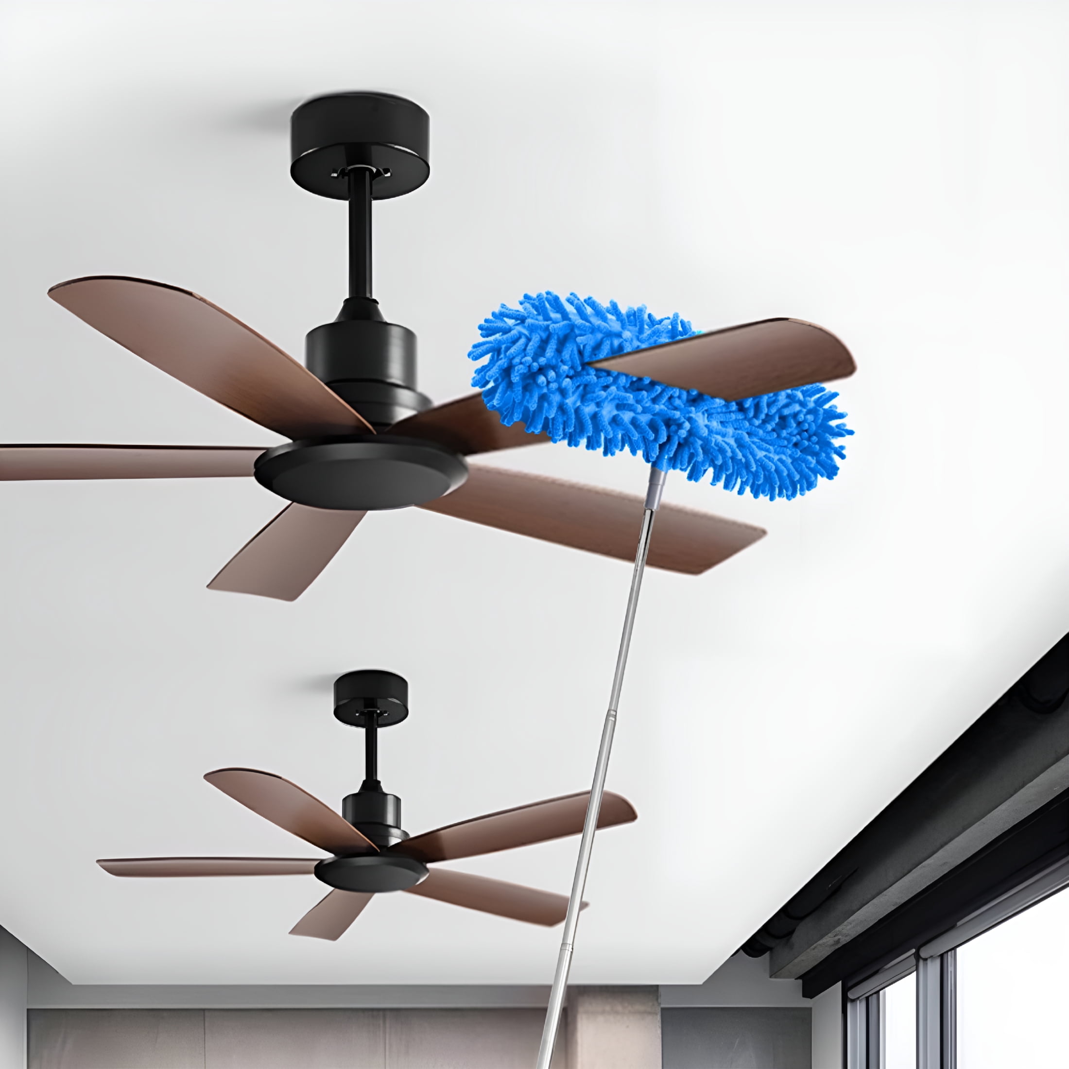 ACDANC Telescopic Cleaning Tool Set 63 Inches - Extendable Duster,Glass ...