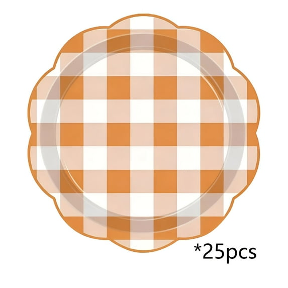 ACDANC Thanksgiving Fall Pumpkin Paper Plates - Disposable Maple ...