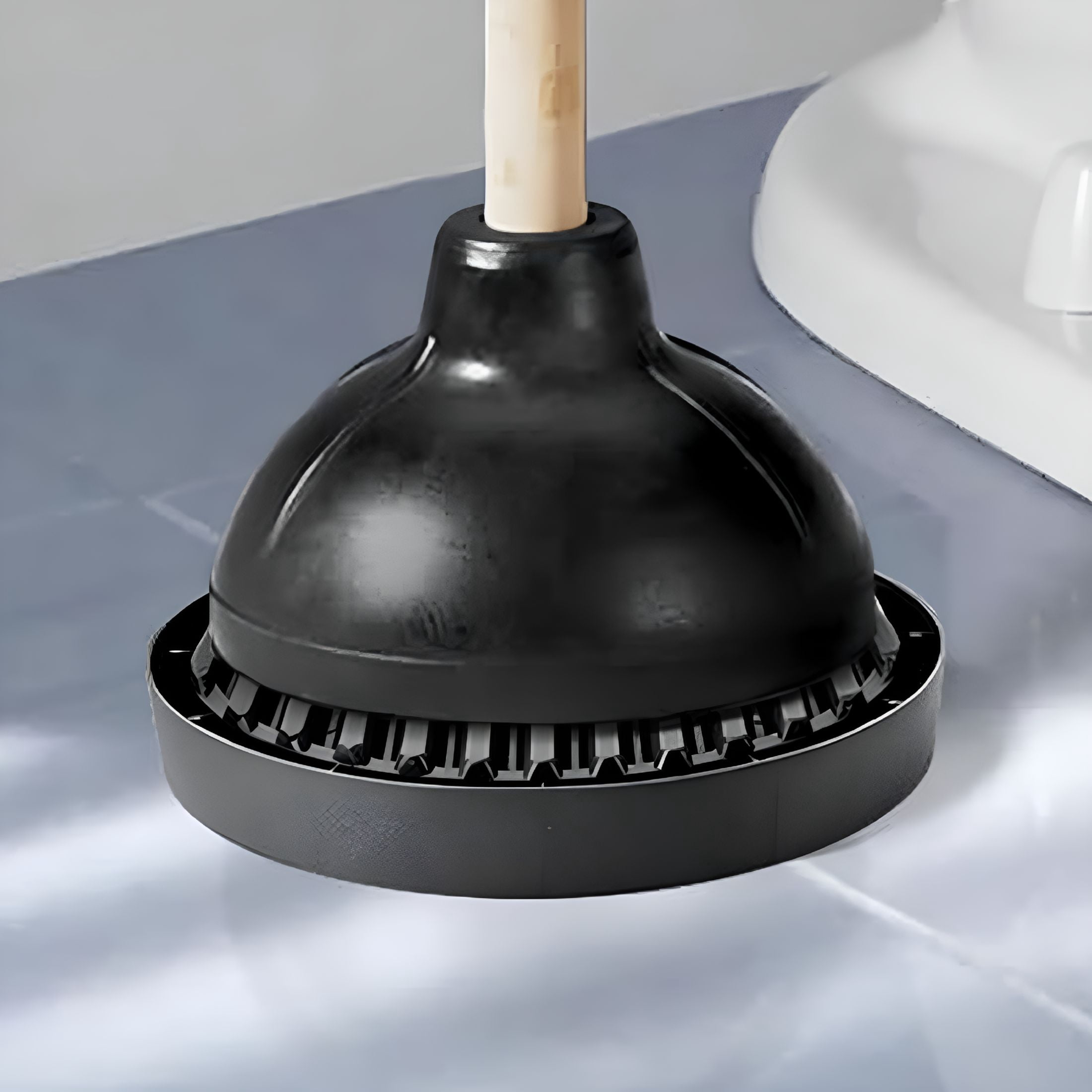 ACDANC Toilet Plunger Holder Bathroom Tray Hygienically Holds All Sink ...