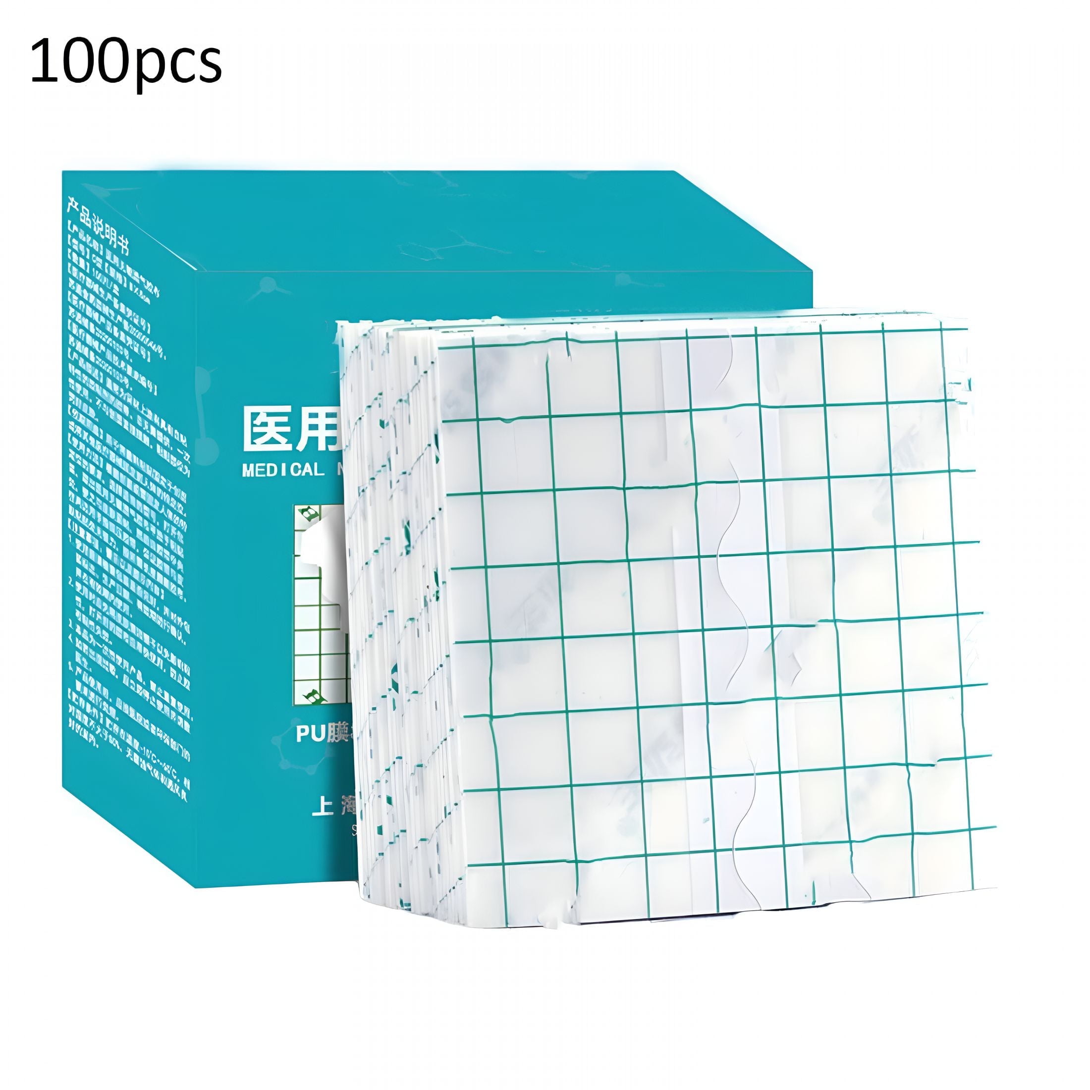 ACDANC Transparent Film Dressing 100 Packs,Waterproof Adhesive Clear ...